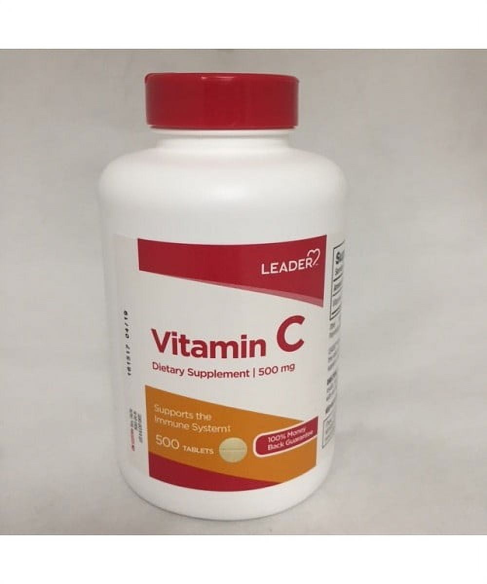 Leader Vitamin C 500mg Tablets, 500ct - Walmart.com
