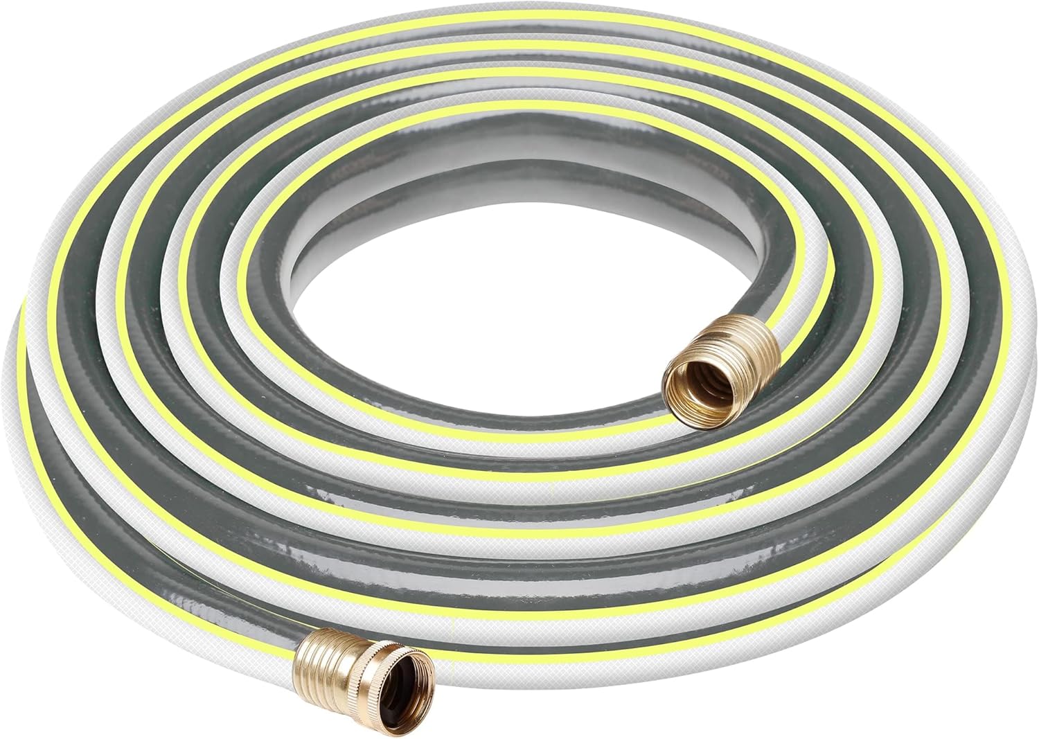 Leader Yellow Garden Hose 5/8 in. x 25 ft. -Kink Free, No Leaking, Male ...