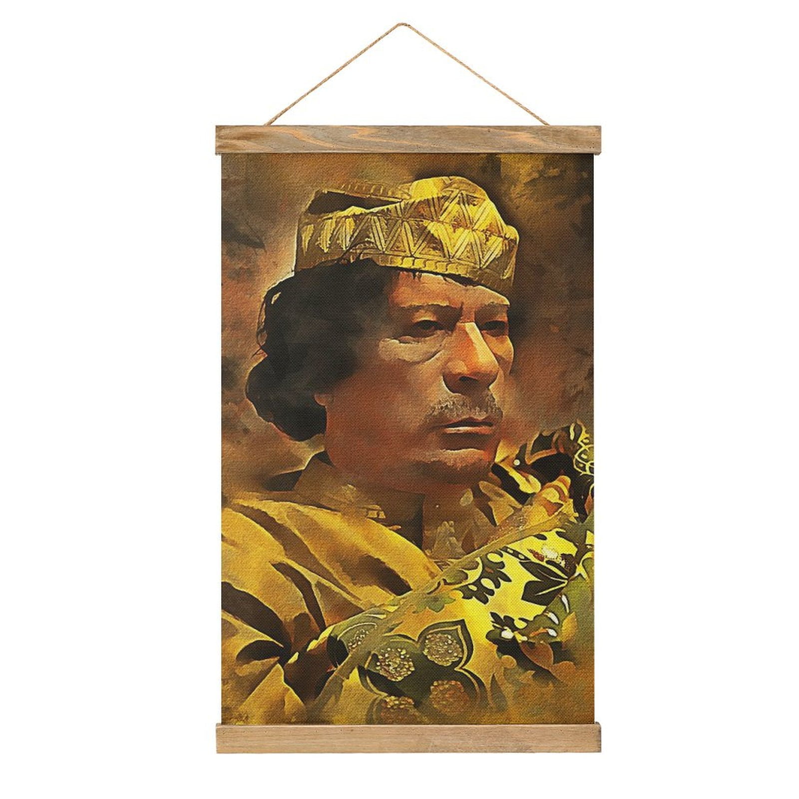 Leader of Libya Muammar Gaddafi Poster Artworks Canvas Poster Art Gifts ...