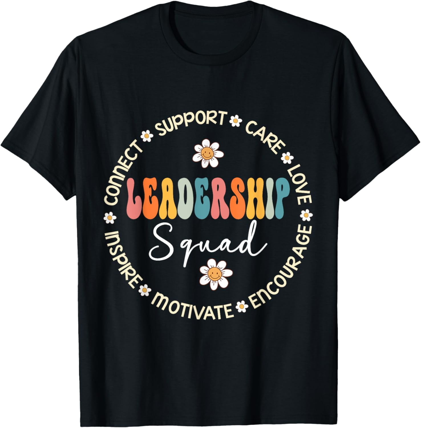 Leadership Admin Leader Boss Manager CEO Leadership Squad T-Shirt ...