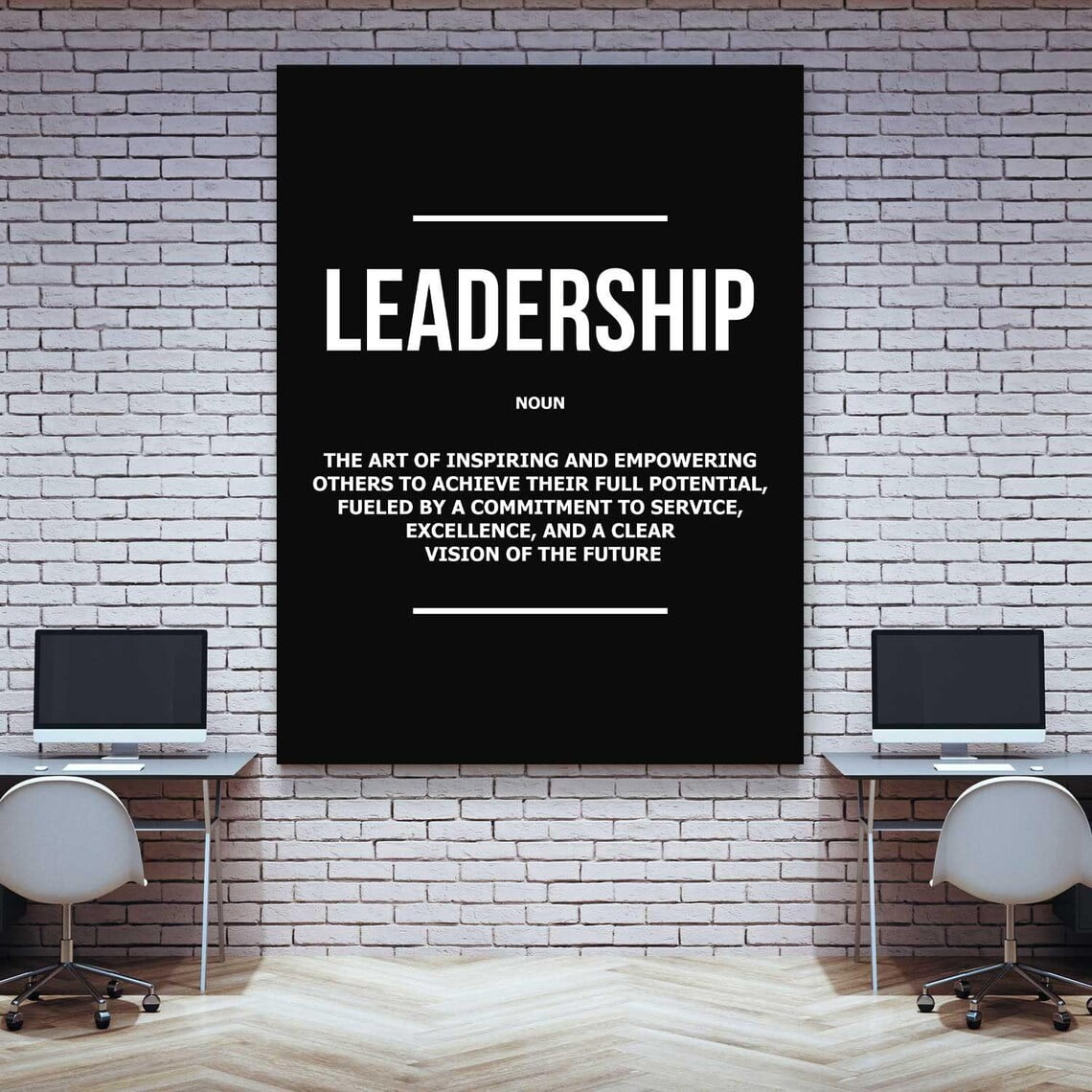 Leadership Poster Inspire Empower Quote Wall Art Motivational Decor For ...
