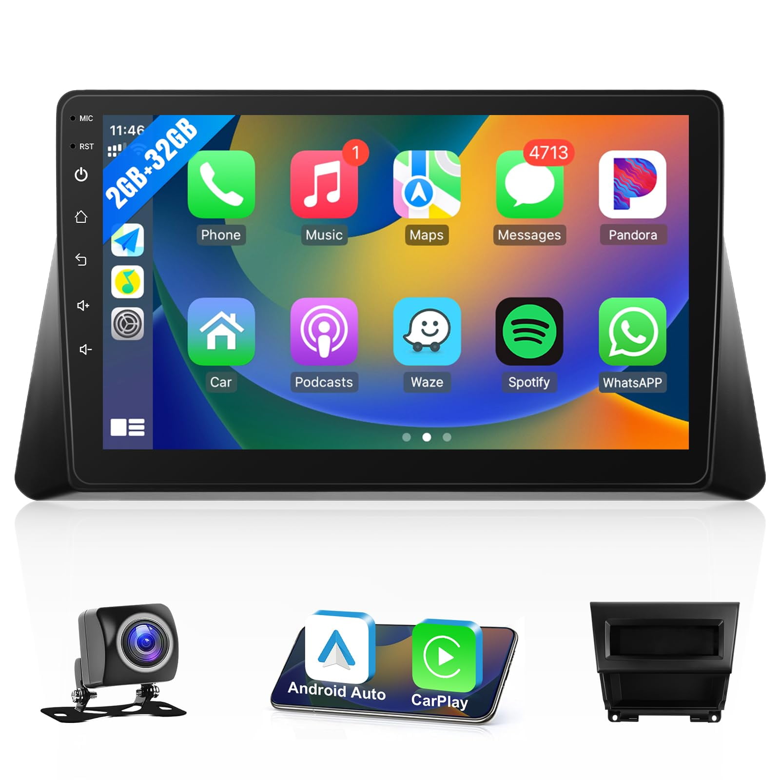 Leadfan Android Car Radio for Honda Accord 8th 2009 2010 2011 2012 2013 Stereo Upgrade with ...