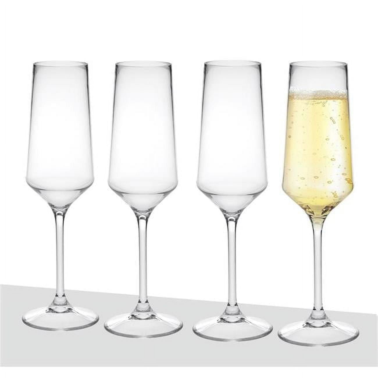LeadingWare TRS-0755 Tritan, Lexington 10 oz Champange Flute - Set of 4 ...