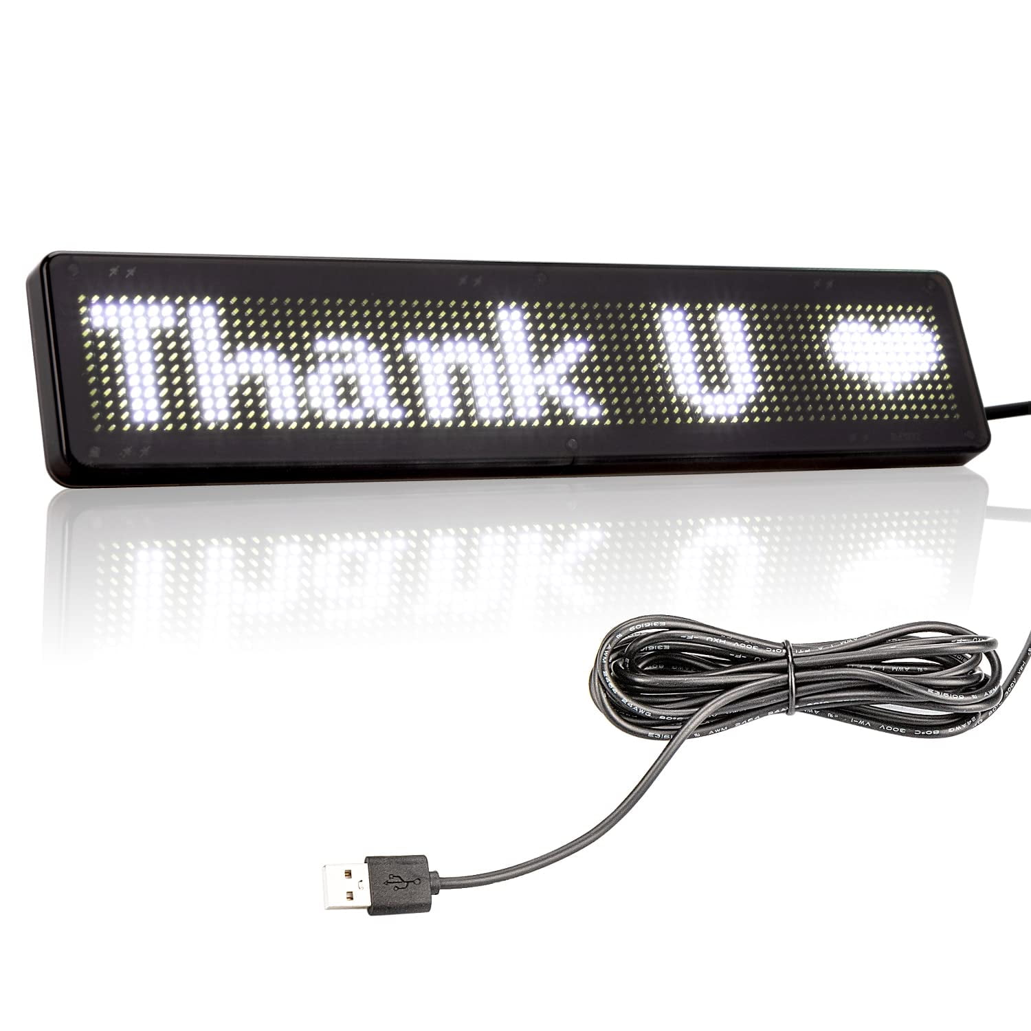 Leadleds Bluetooth LED Car Sign Scrolling Messager By Smartphone ...