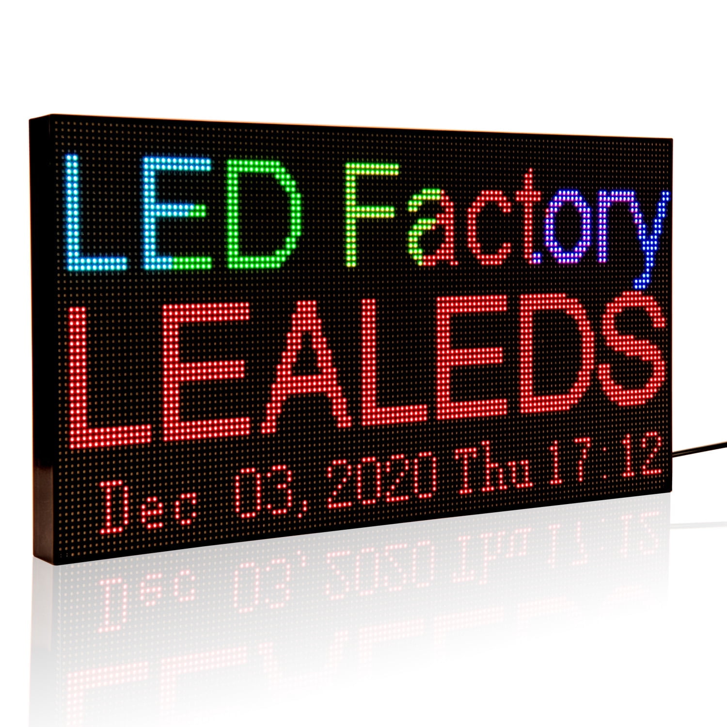 Leadleds P3 Full Color WiFi LED Sign, Scrolling Message Board ...