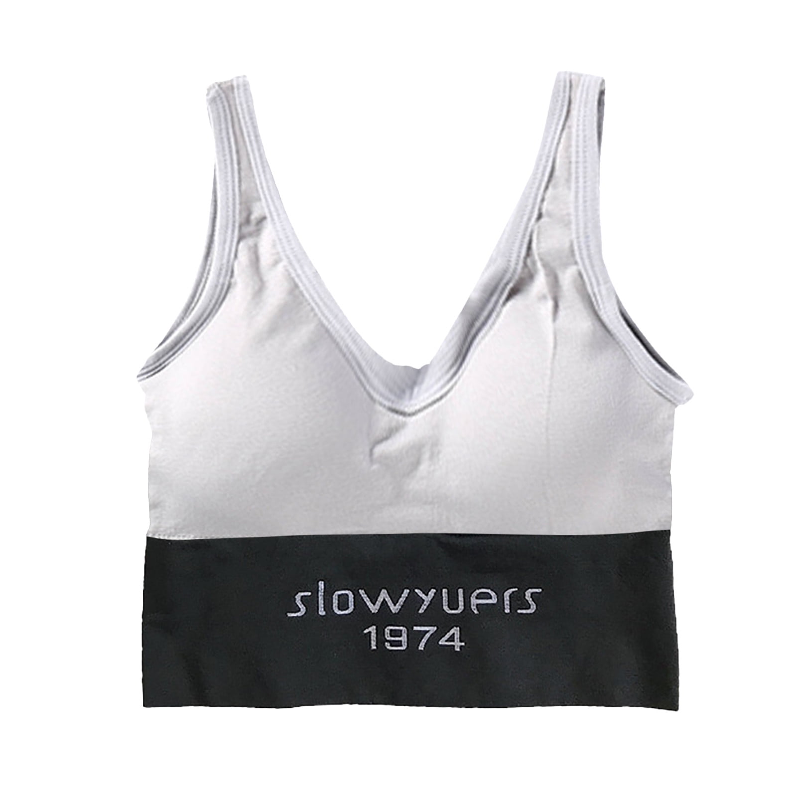 Leadmall Women Crop Top Bra Everyday Bras Ladies Casual Show Thin Yoga ...