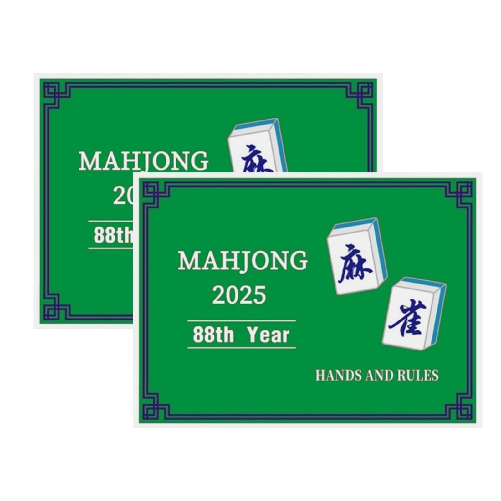 Leadrop 1/2/4/8/10Pcs 2025 Mahjong Score Card Mahjong League Official ...