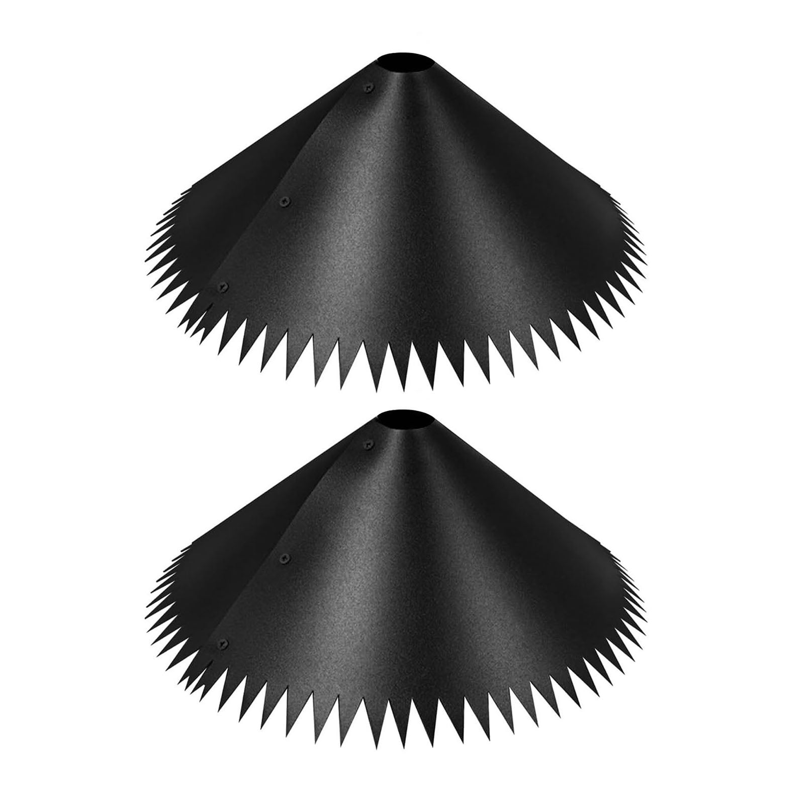 Leadrop 1/2 Pcs Squirrel Proof Baffle Metal Pole Mount Squirrel Guard ...