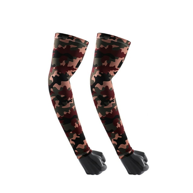 Leadrop 1 Pair Sun Protection Arm Sleeves Breathable Friendly to Skin ...