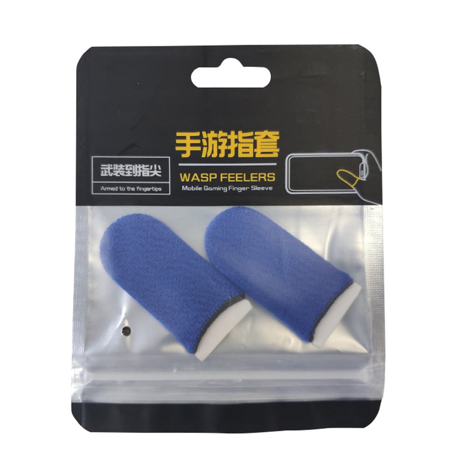 Leadrop 1 Pair Touch Screen Finger Sleeves Non-Scratch Nylon Fiber ...