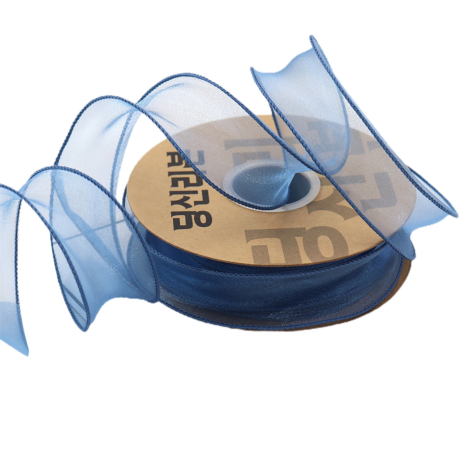 Leadrop 1 Roll Organza Ribbon Wavy Beautiful 2 Yard Multi-functional ...