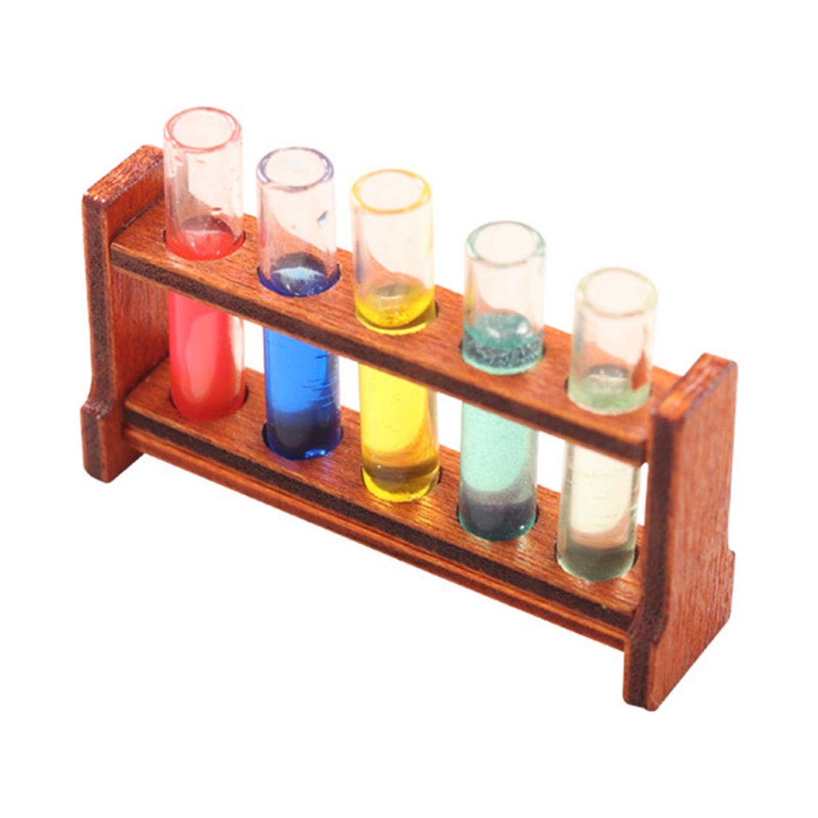 Leadrop 1 Set 1:12 Color Test Tube Model Dollhouse Miniature Lab Tool ...