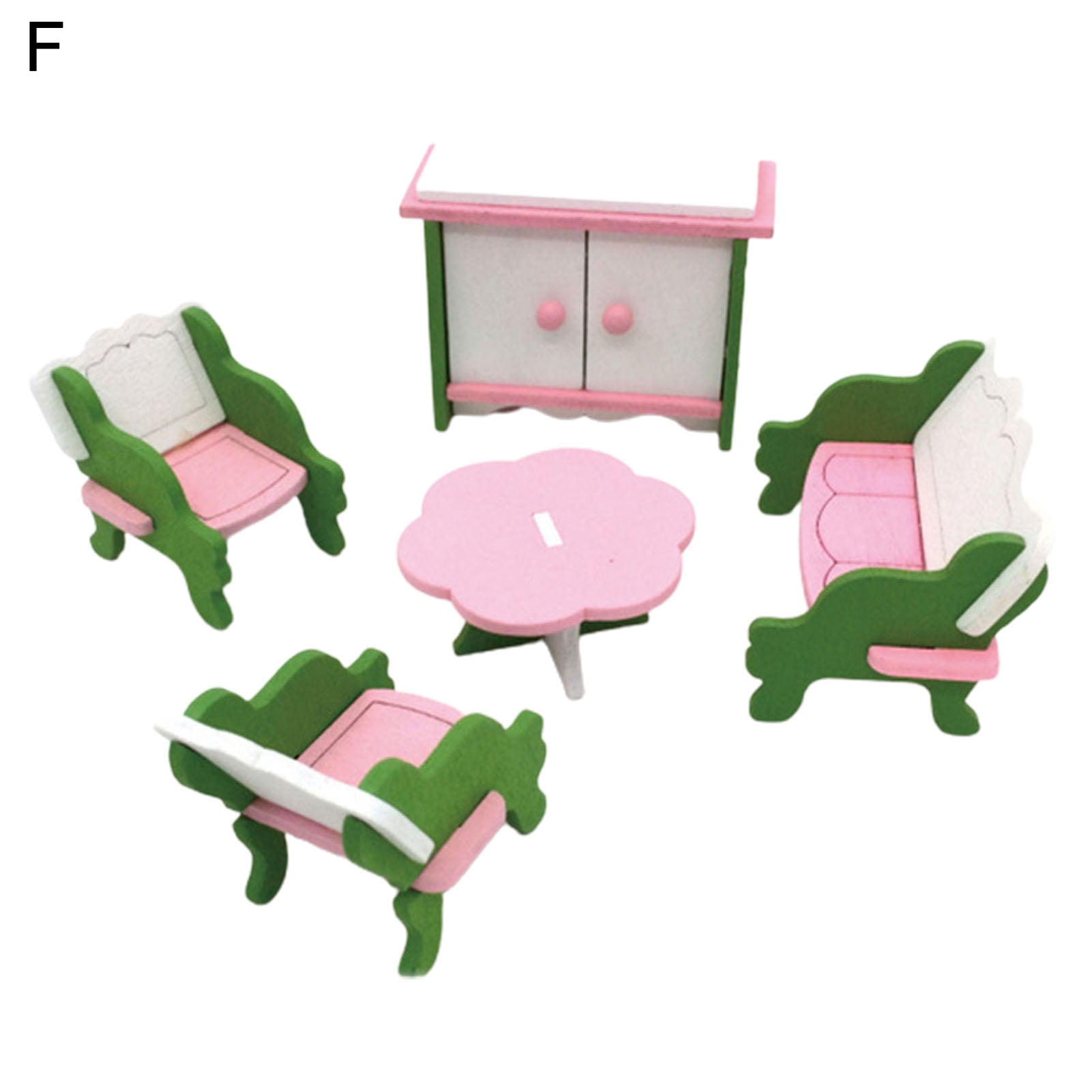 Leadrop 1 Set Dollhouse Furniture Handmade Micro Landscape Mini Wooden ...