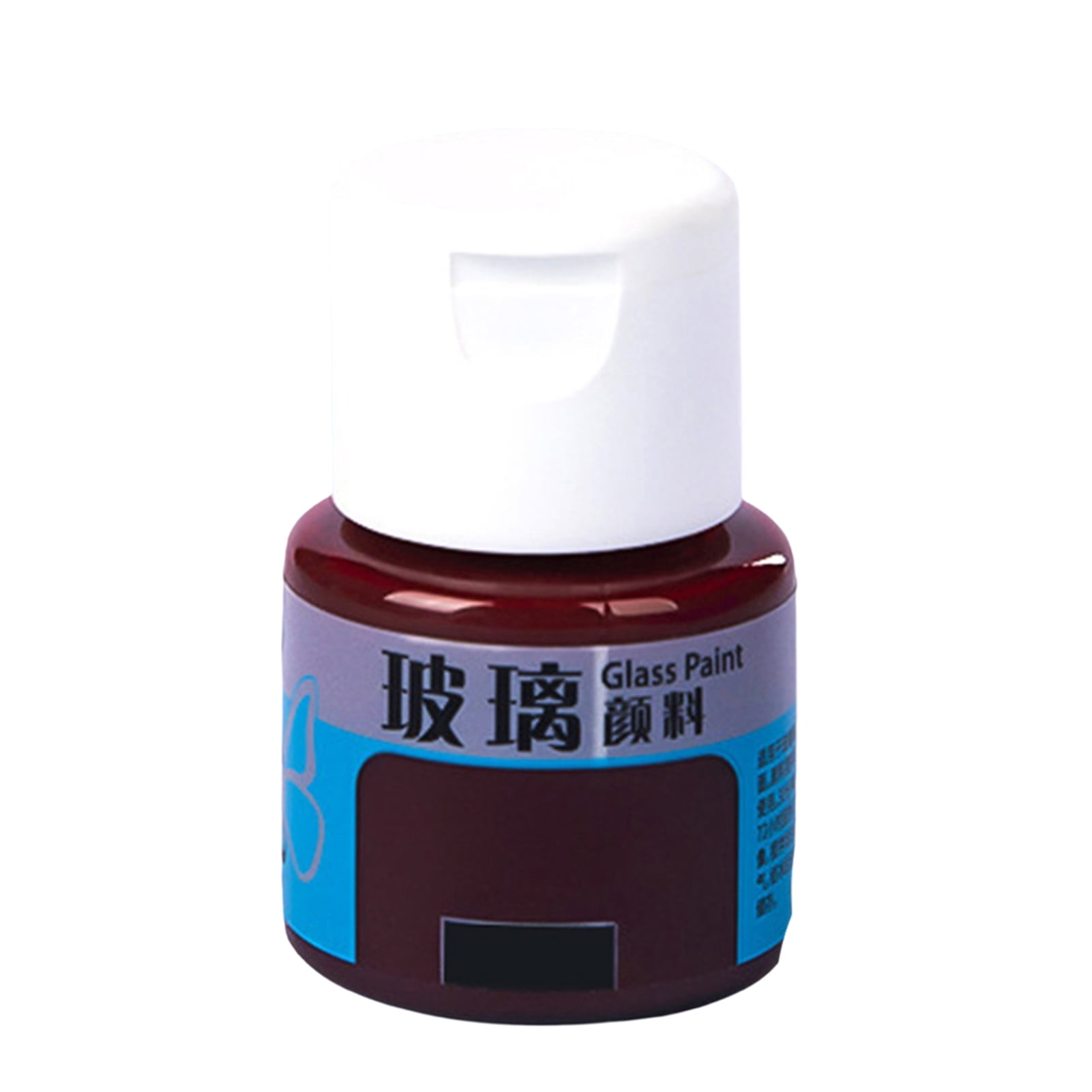 Leadrop 1 Set Glass Paint Bright Colors Convenient No Bake High Gloss ...