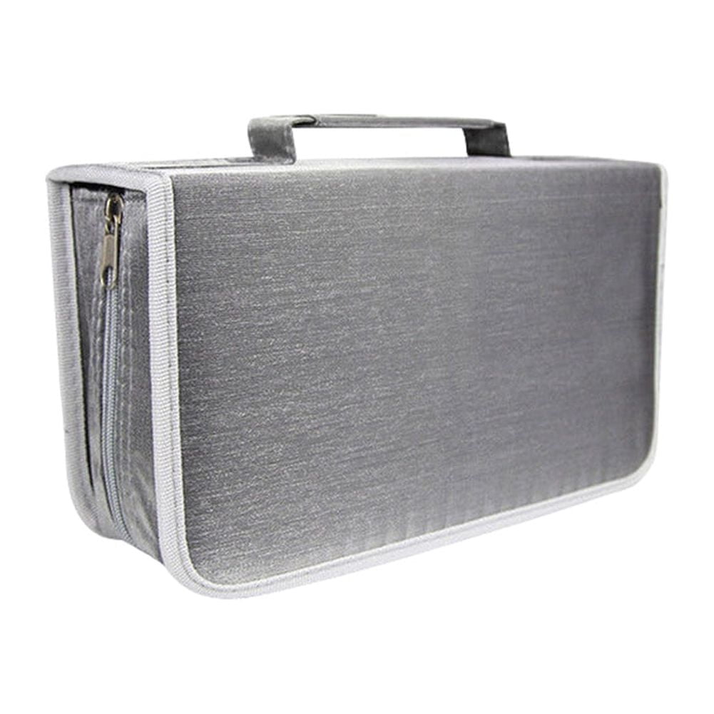 Leadrop 128 Discs DVD CD Holder Zipper Album Storage Case Wallet ...