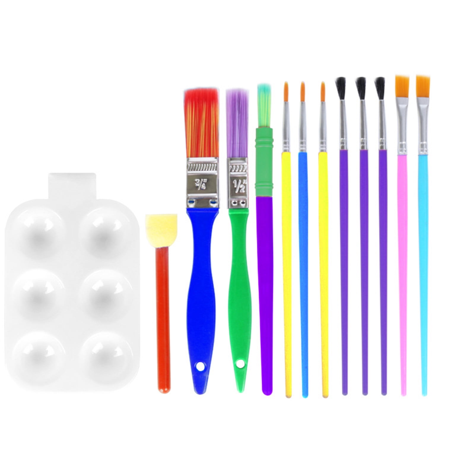 Leadrop 13Pcs/Set Painting Brush Professional Educational Soft Head ...