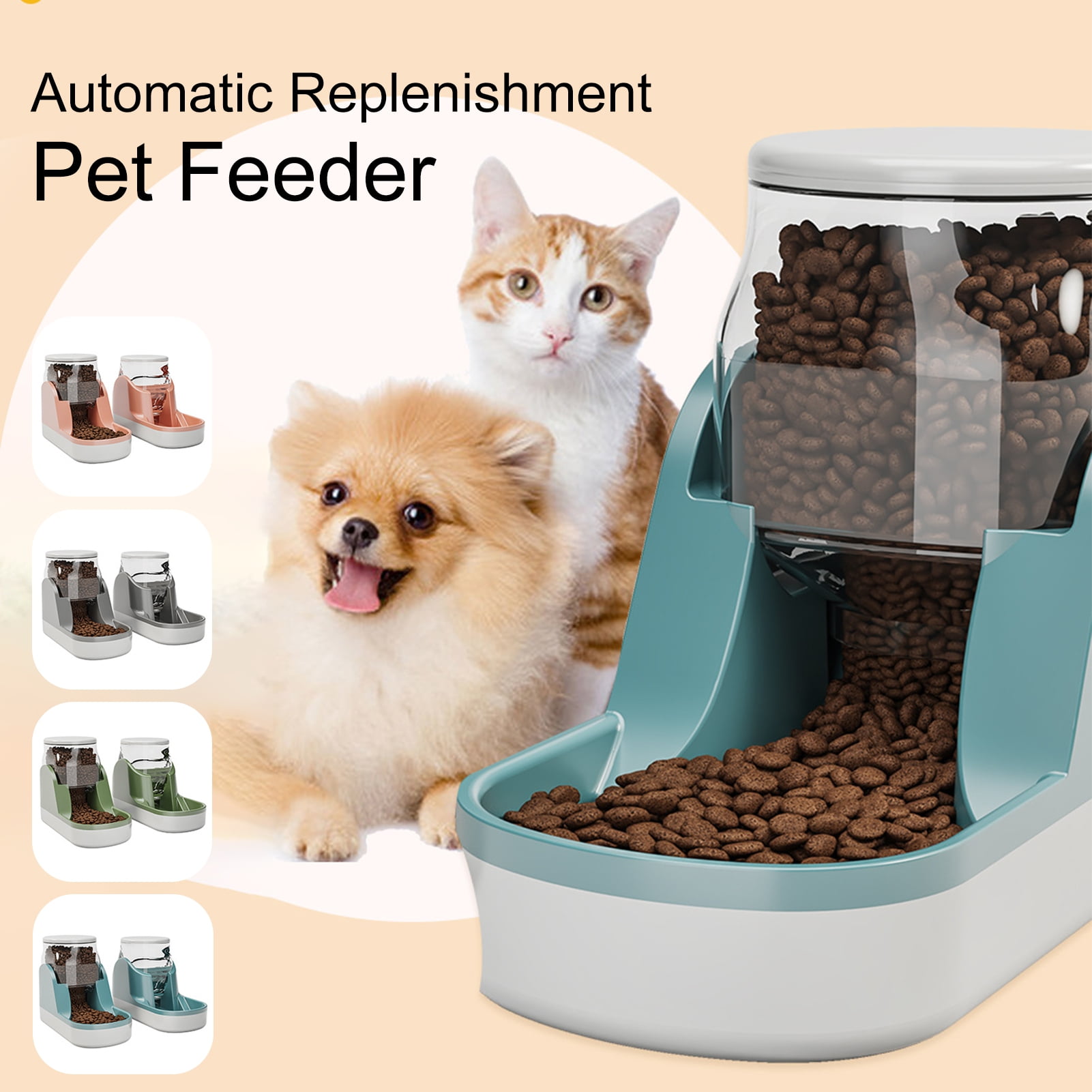 Leadrop 1Pc Water Feeder 3 8l Transparent Automatic Pet Feeder with ...
