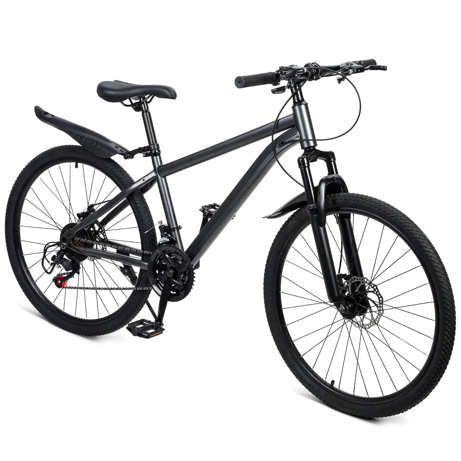 Leadrop 26 Inch Mountain Bike 21 Speeds Outdoor Cycling Bike with High ...