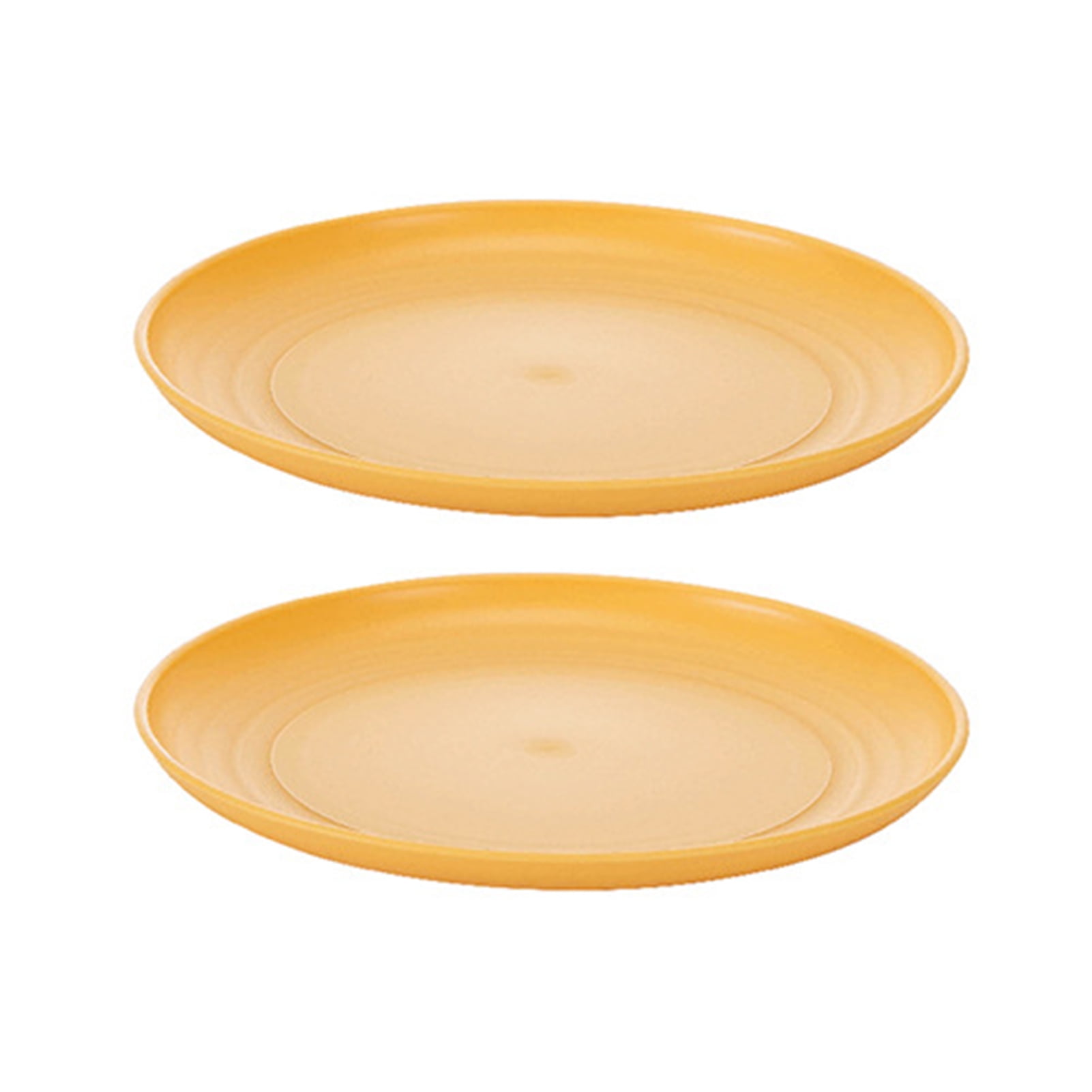 Leadrop 2Pcs Dinner Plate Stackable Anti-slip Base Plastic Home ...
