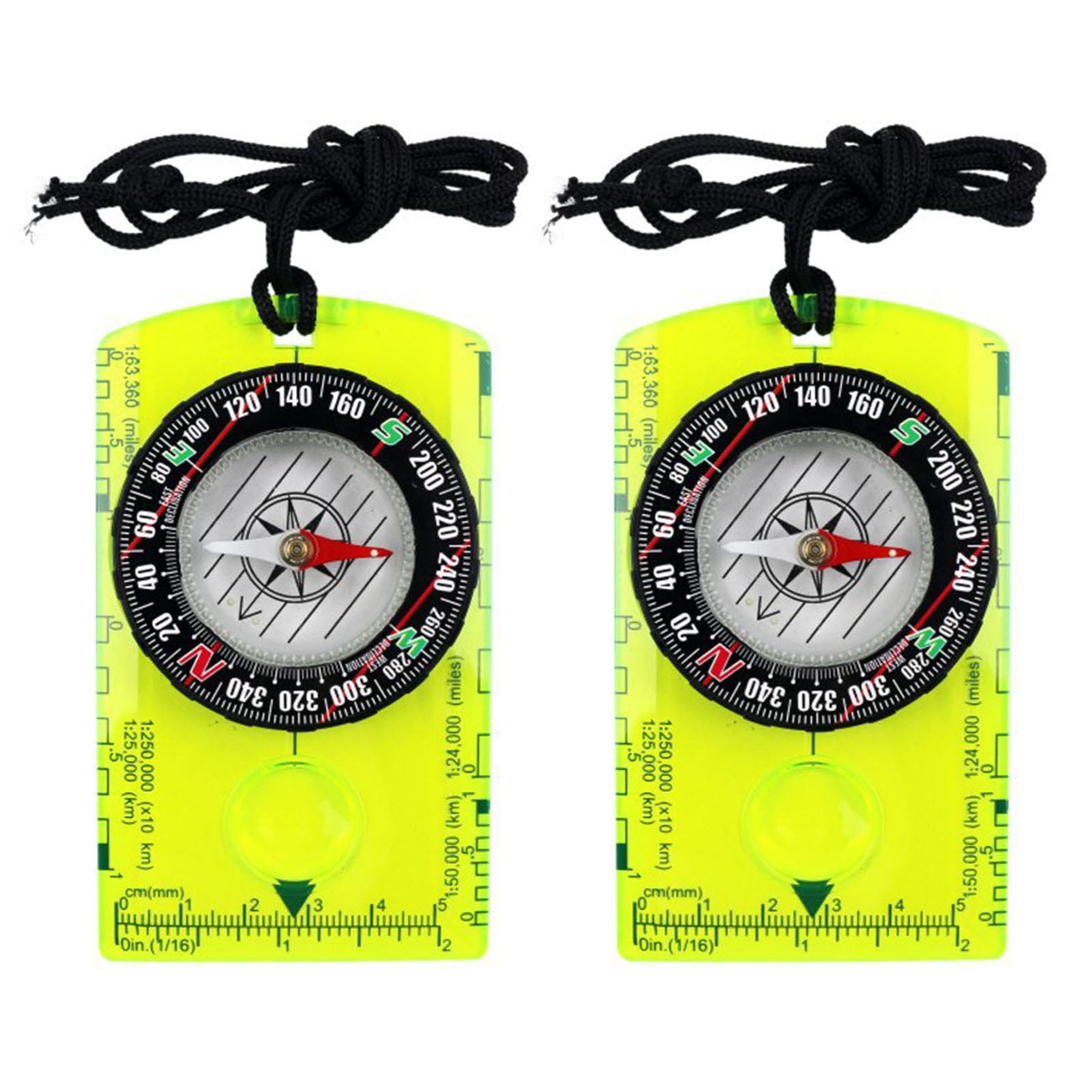 Leadrop 2Pcs Orienteering Compass, Waterproof, Compact, High Sensitivity, Reliable Navigation ...