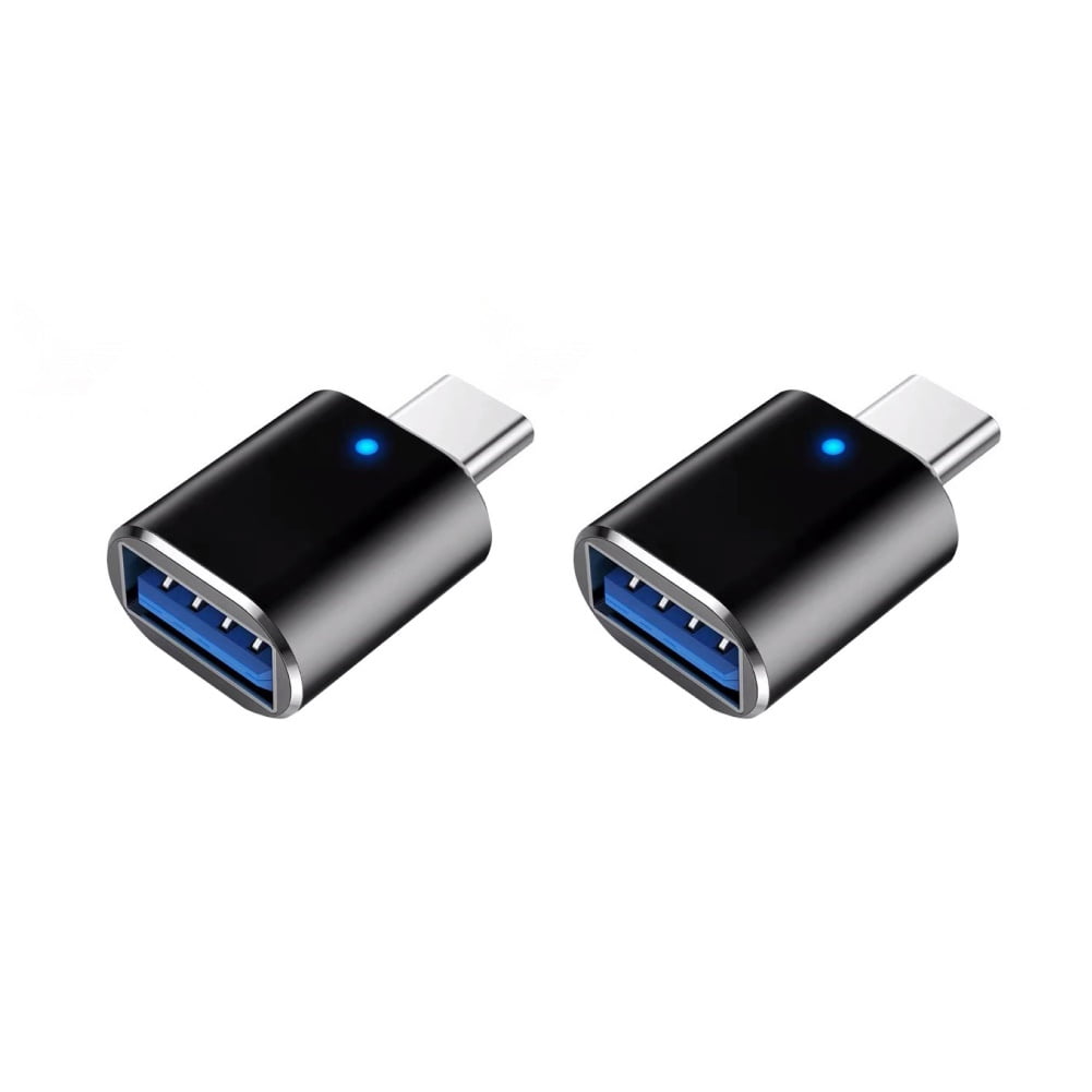 Leadrop 2Pcs USB 3.1 Female to Type-C Male Converter OTG Data Sync ...