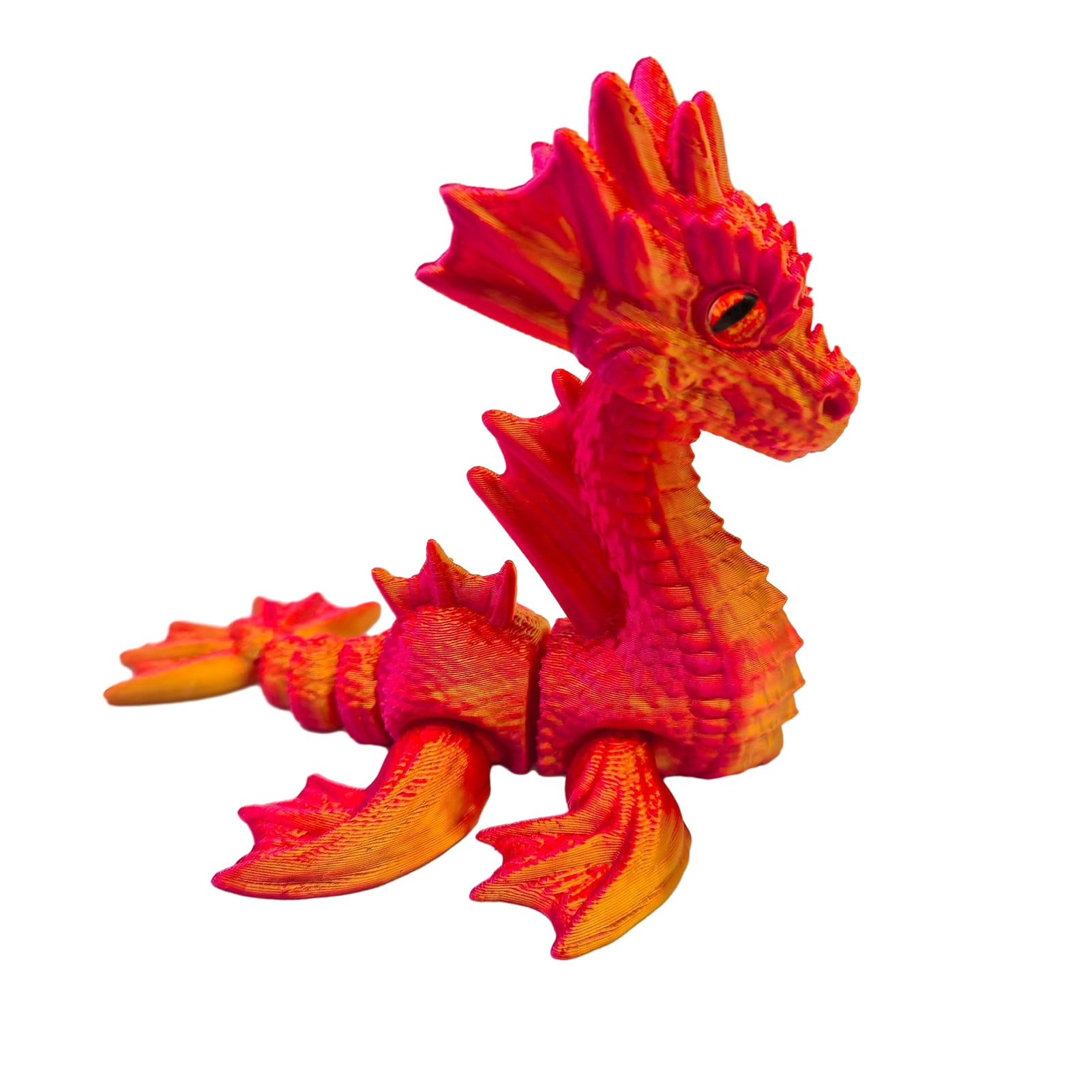 Leadrop 3D Printed Sea Dragon Figurine Movable Joints Dragon Figure ...
