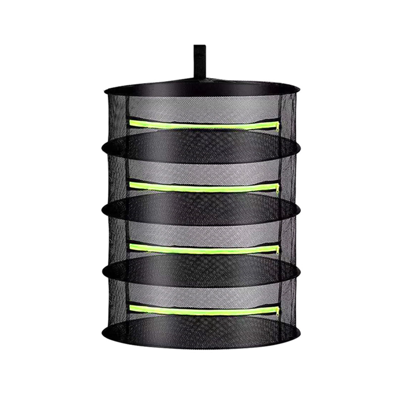 Leadrop 60CM 2/4/6/8 Layers Herb Drying Net with S-shaped Hook Foldable ...