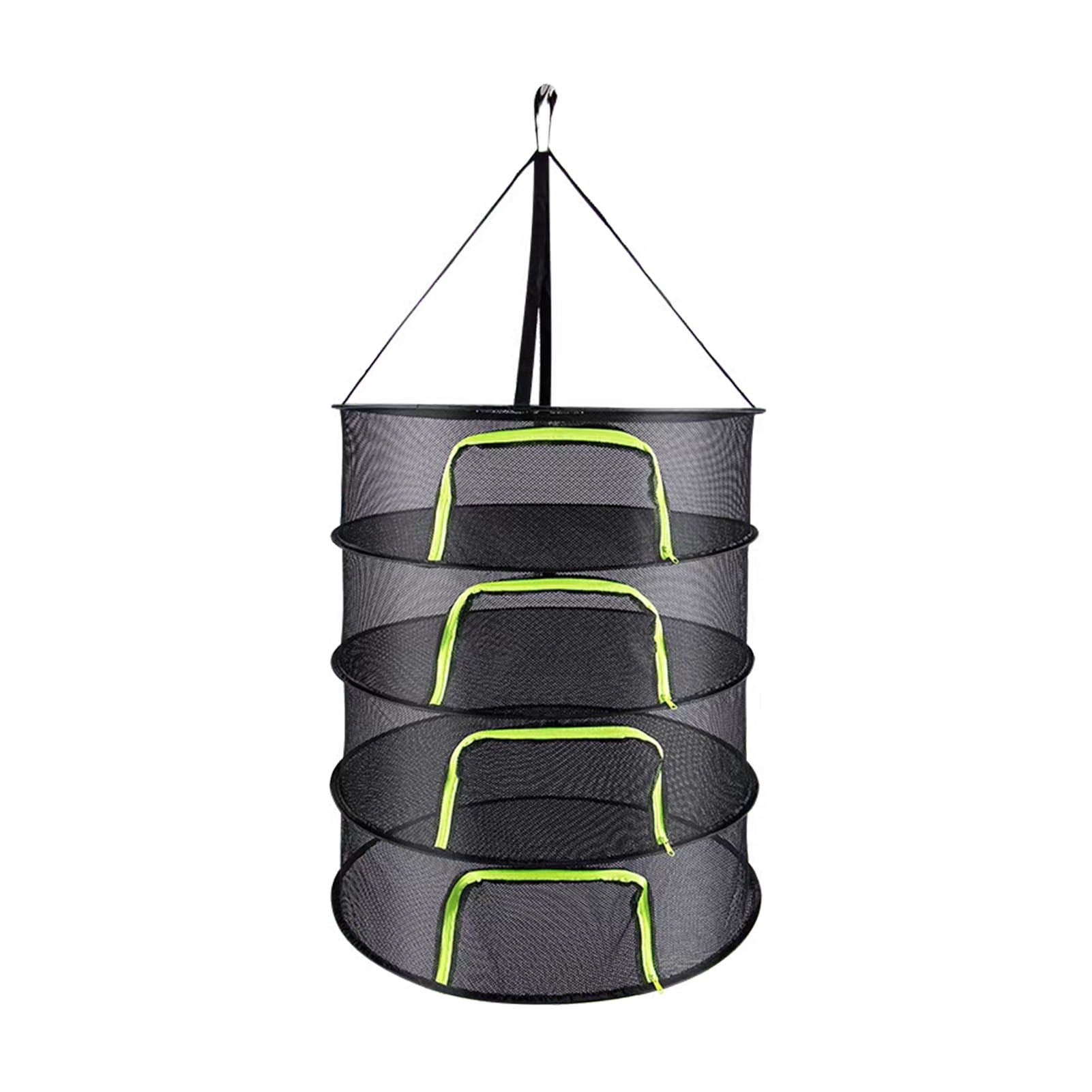 Leadrop 60CM Foldable Herb Drying Net 2/4/6/8 Layers Round Plants Dryer ...