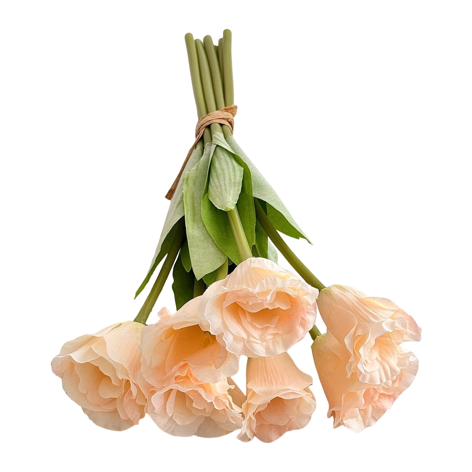 Leadrop 7Pcs/Bouquet Simulated Bouquet Realistic Vivid Color Flowers ...