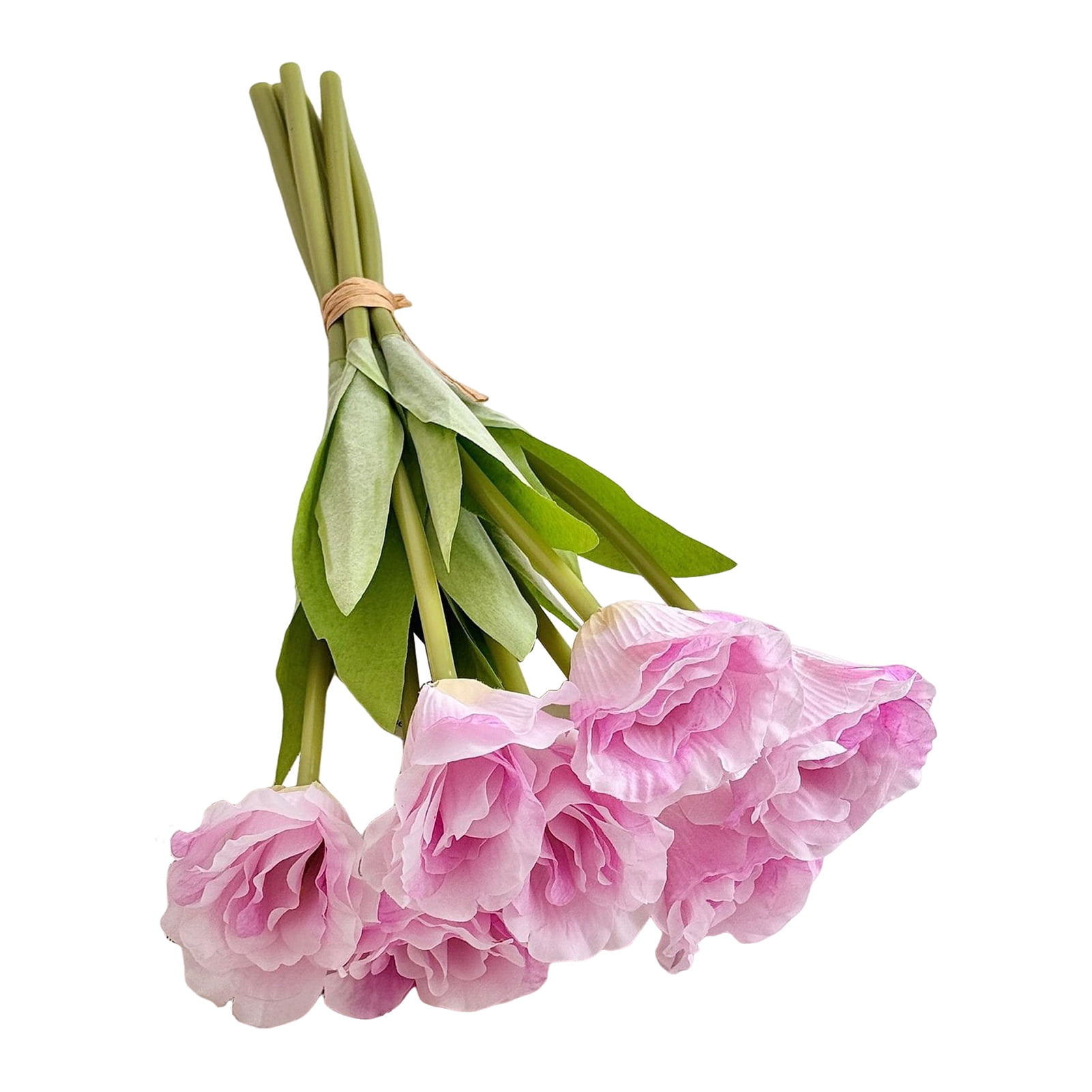 Leadrop 7Pcs/Bouquet Simulated Bouquet Realistic Vivid Color Flowers ...