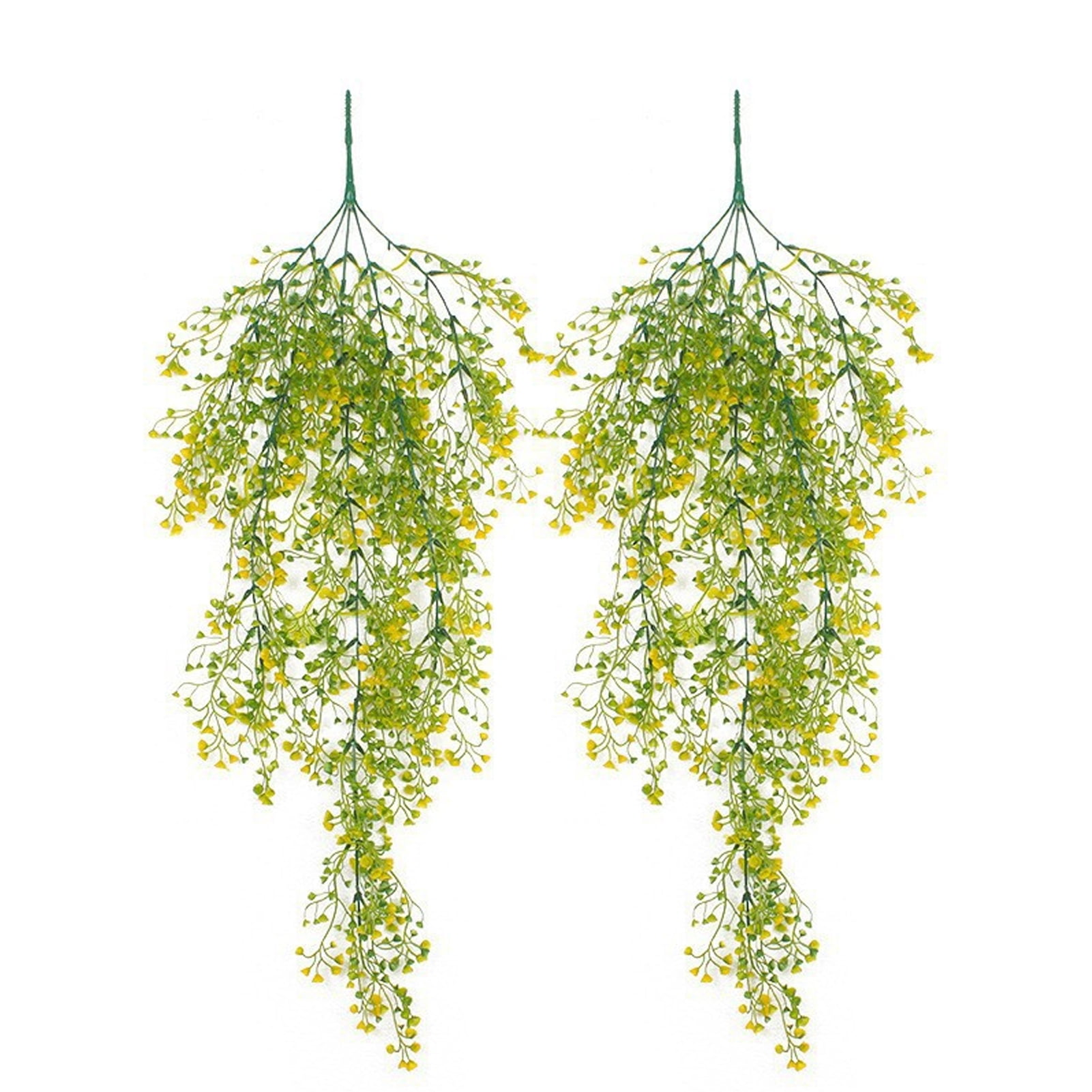 Leadrop Artificial Hanging Flowers for Outdoors UV Resistant Fake Vines ...