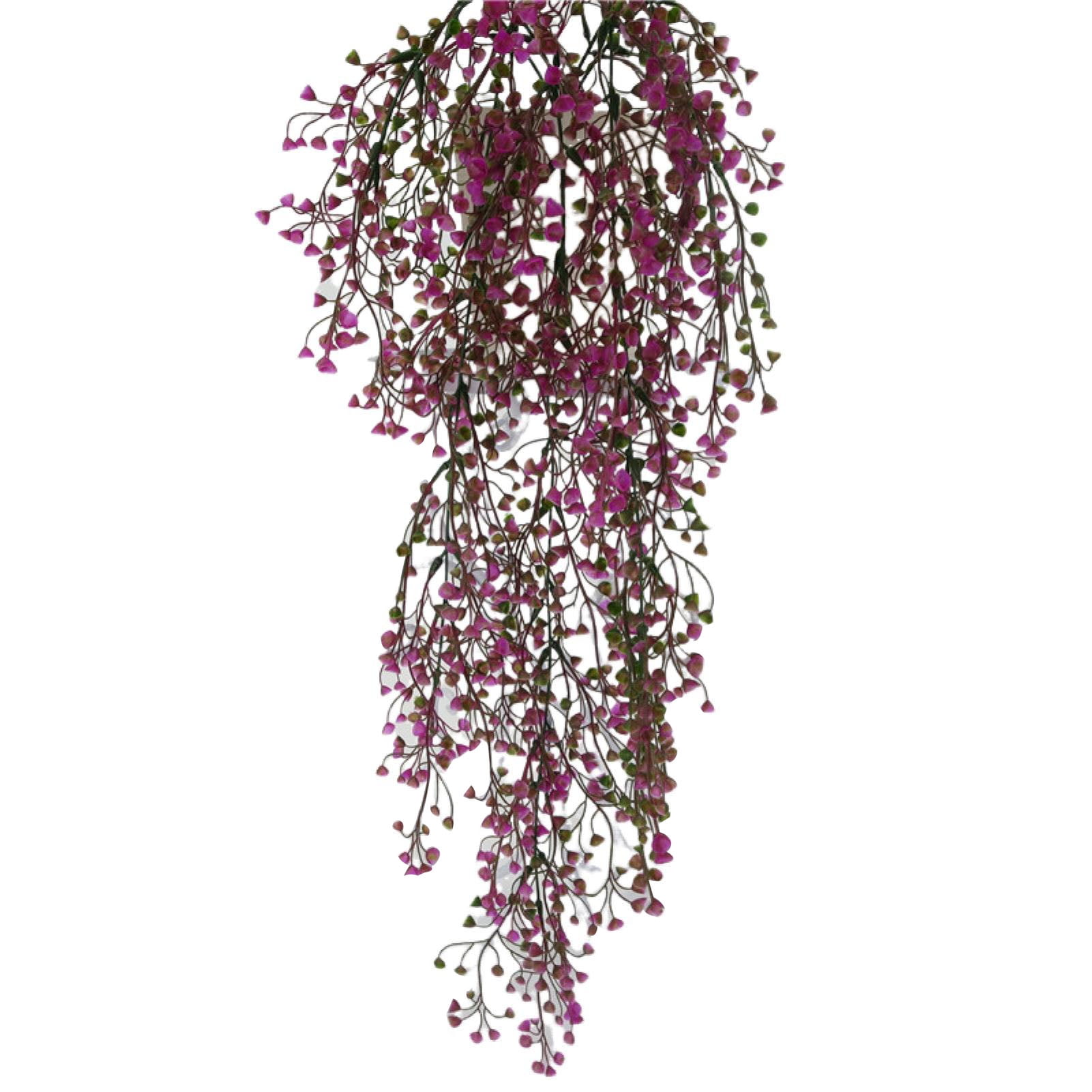 Leadrop Artificial Hanging Plant Realistic Faux Weeping Plant Reusable ...