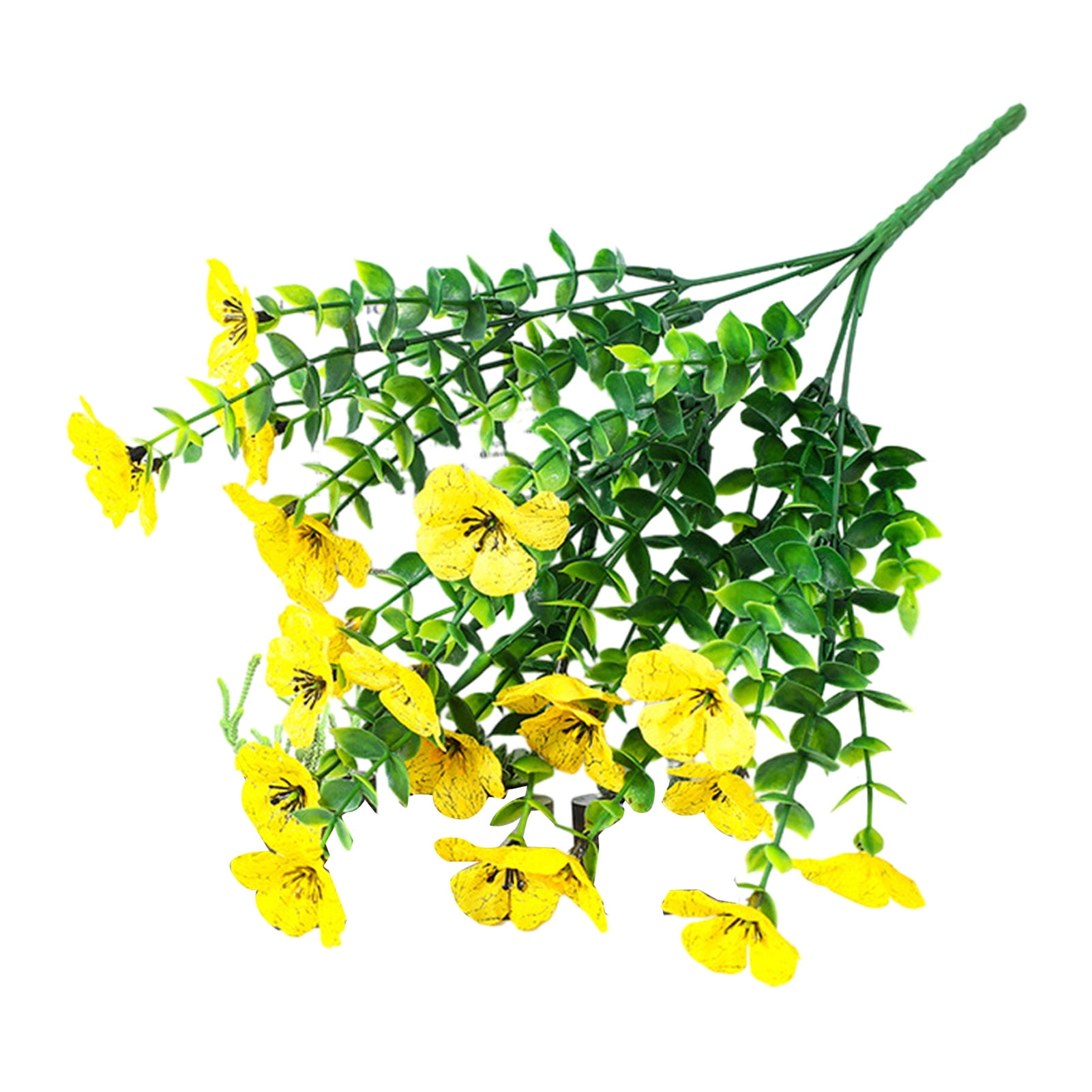Leadrop Artificial Violet Flowers All-season Faux Flower Bundle ...