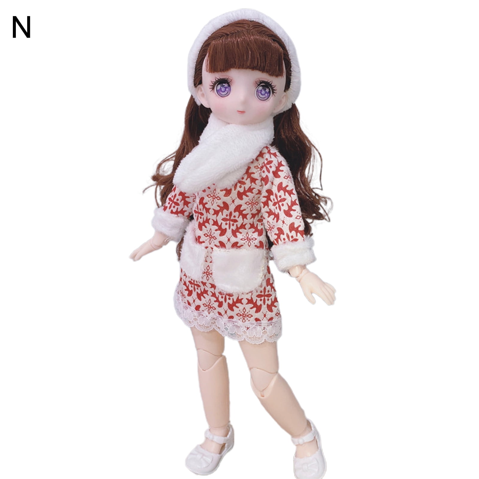 Leadrop BJD Doll Lovely Collectible Comfortable to Touch Two ...