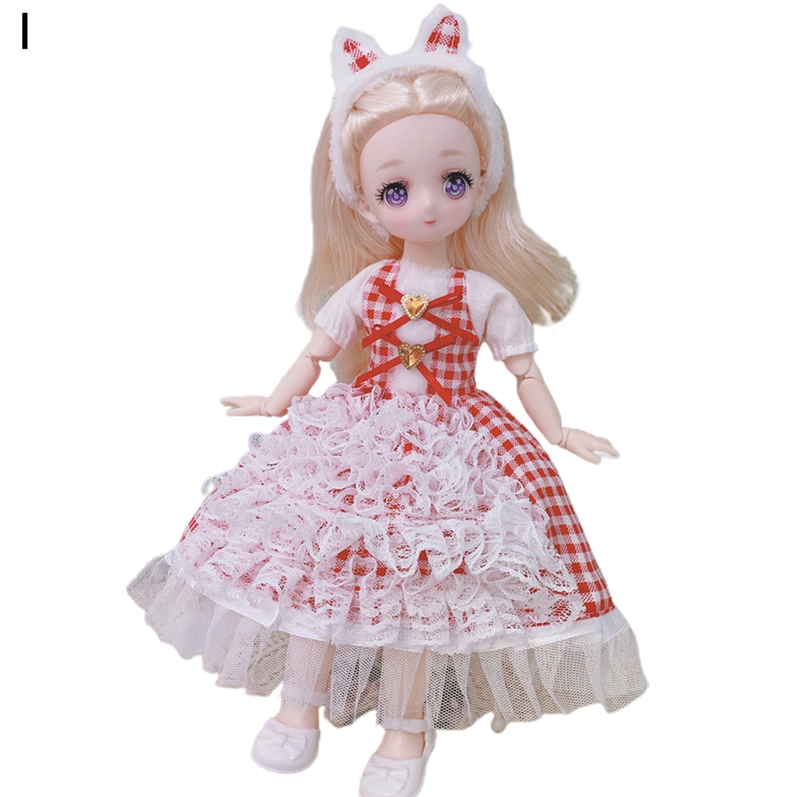 Leadrop BJD Doll Lovely Collectible Comfortable to Touch Two ...