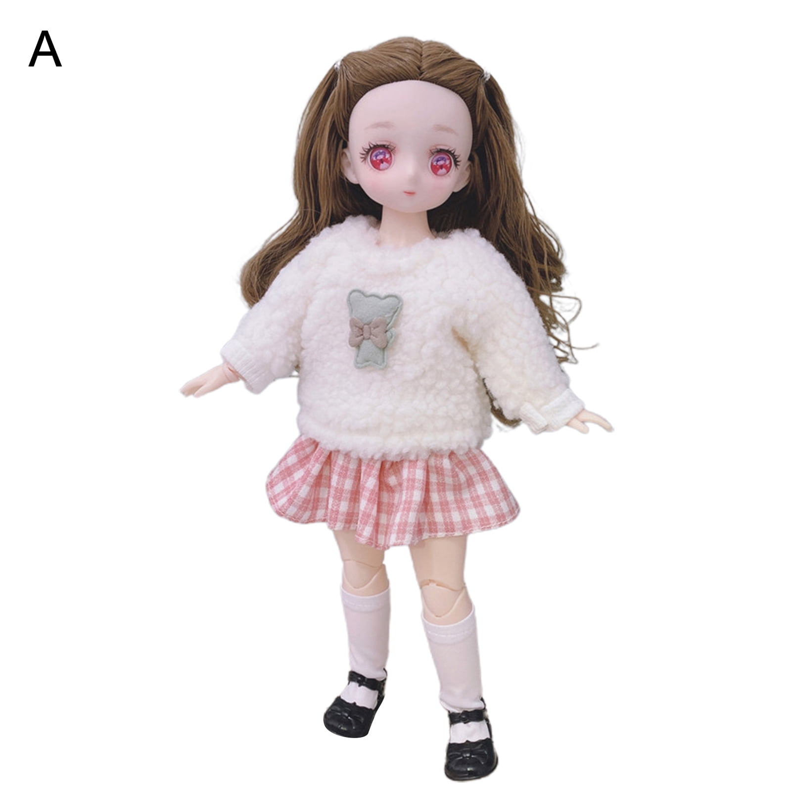 Leadrop BJD Doll Lovely Collectible Comfortable to Touch Two ...