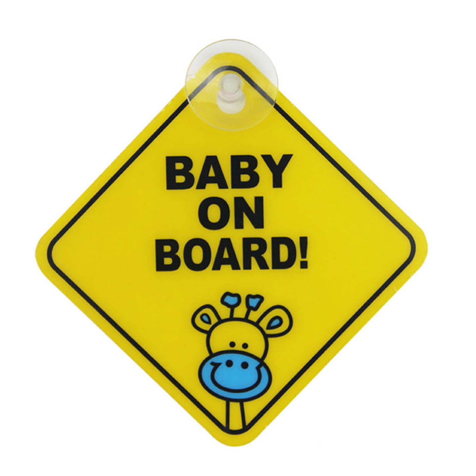 Leadrop Baby on Board Car Warning Safety Suction Cup Sticker Waterproof ...