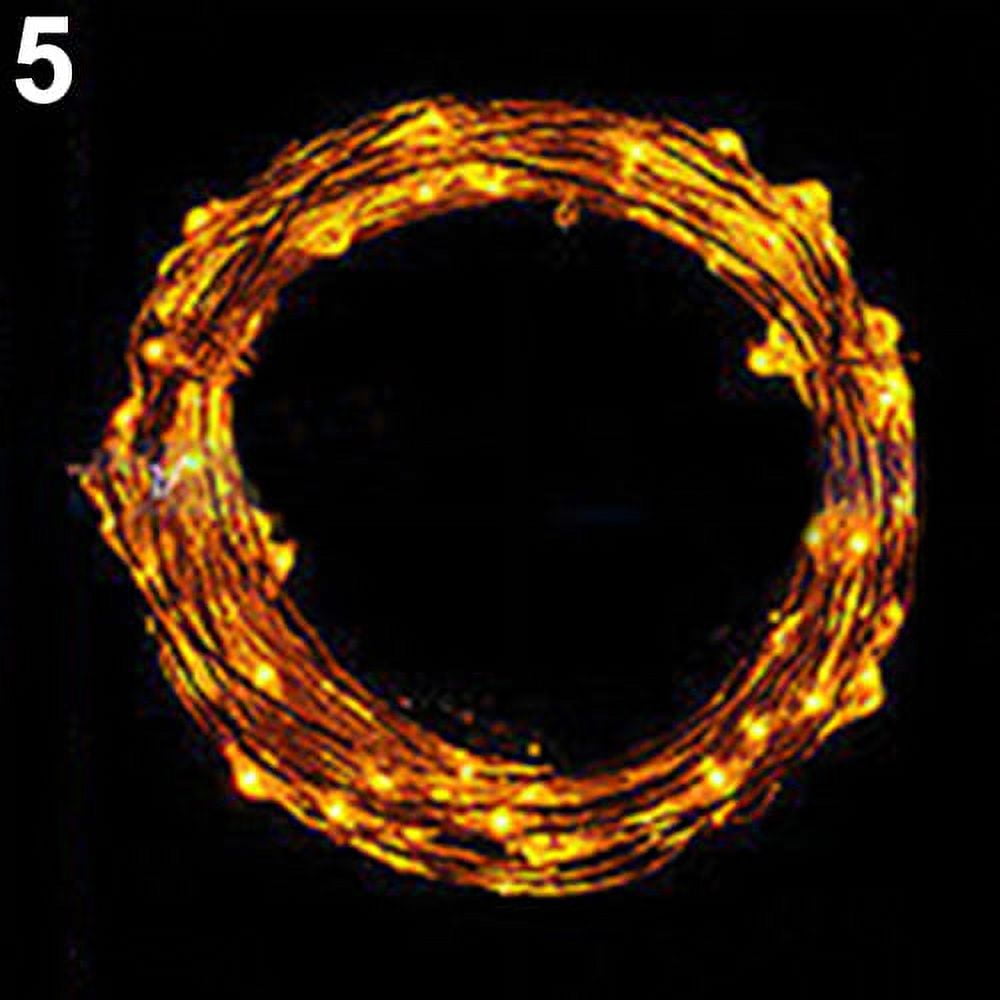 Leadrop Battery Operated Romantic Mini LED Copper Wire String Fairy ...