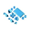 Bluethy 15Pcs/Set Replacement Parts Solid Color Buttons Kit for PS4 ...