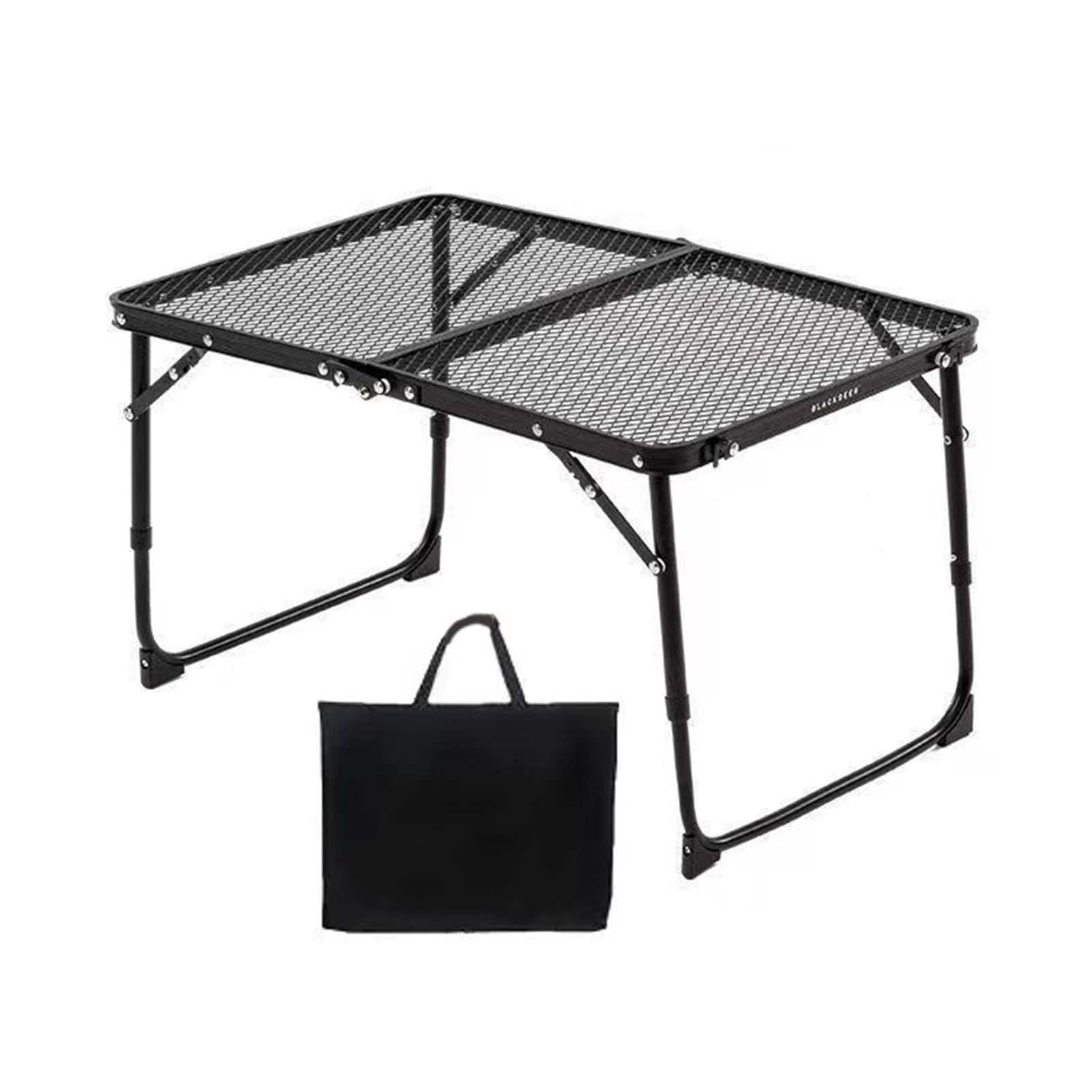 Leadrop Camping Table with Mesh Desktop, Lightweight Folding Grill ...