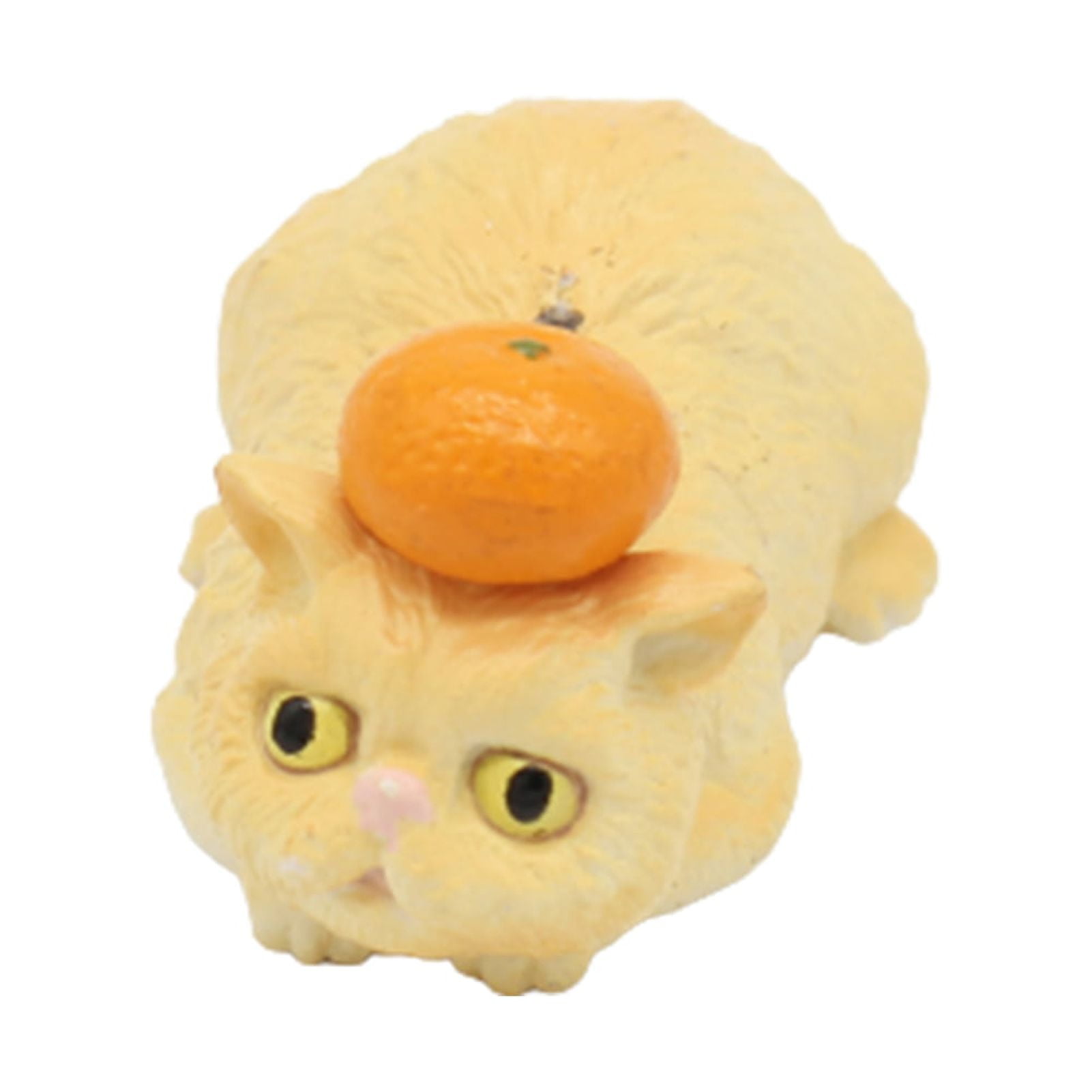 Leadrop Cat Model Simulation Decoration Resin Mini Cat Ornament Scene ...