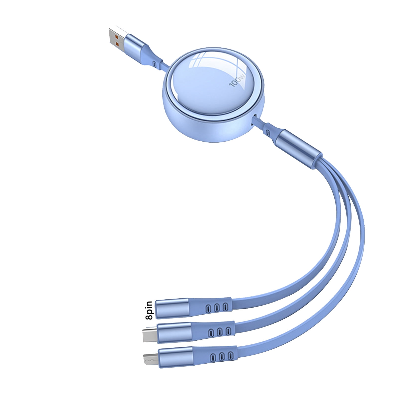 Leadrop Charging Cable 3-in-1 Anti-winding Retractable 100W Fast ...