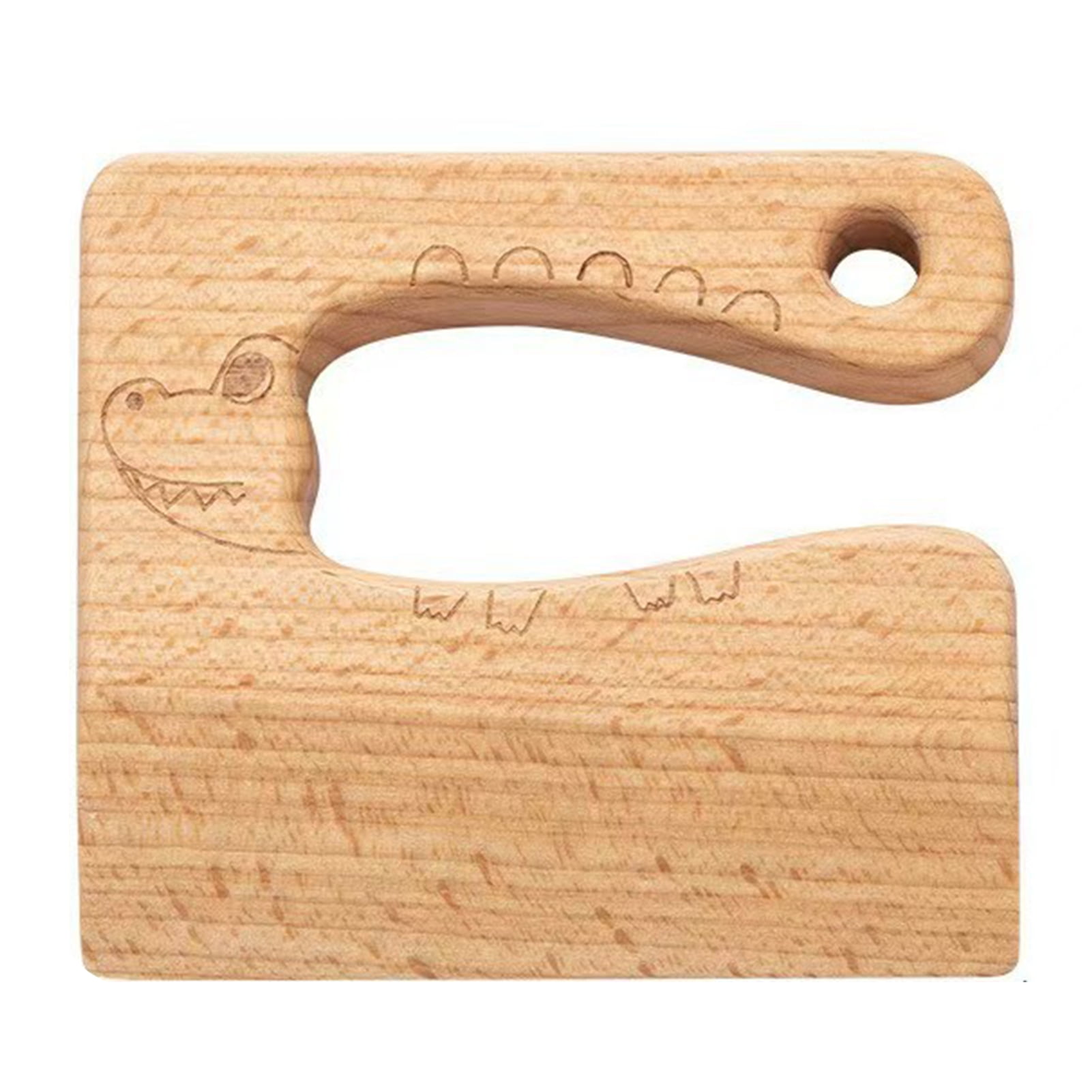 Leadrop Children's Wooden Knife Kid Safe Vegetable Cutter Educational ...