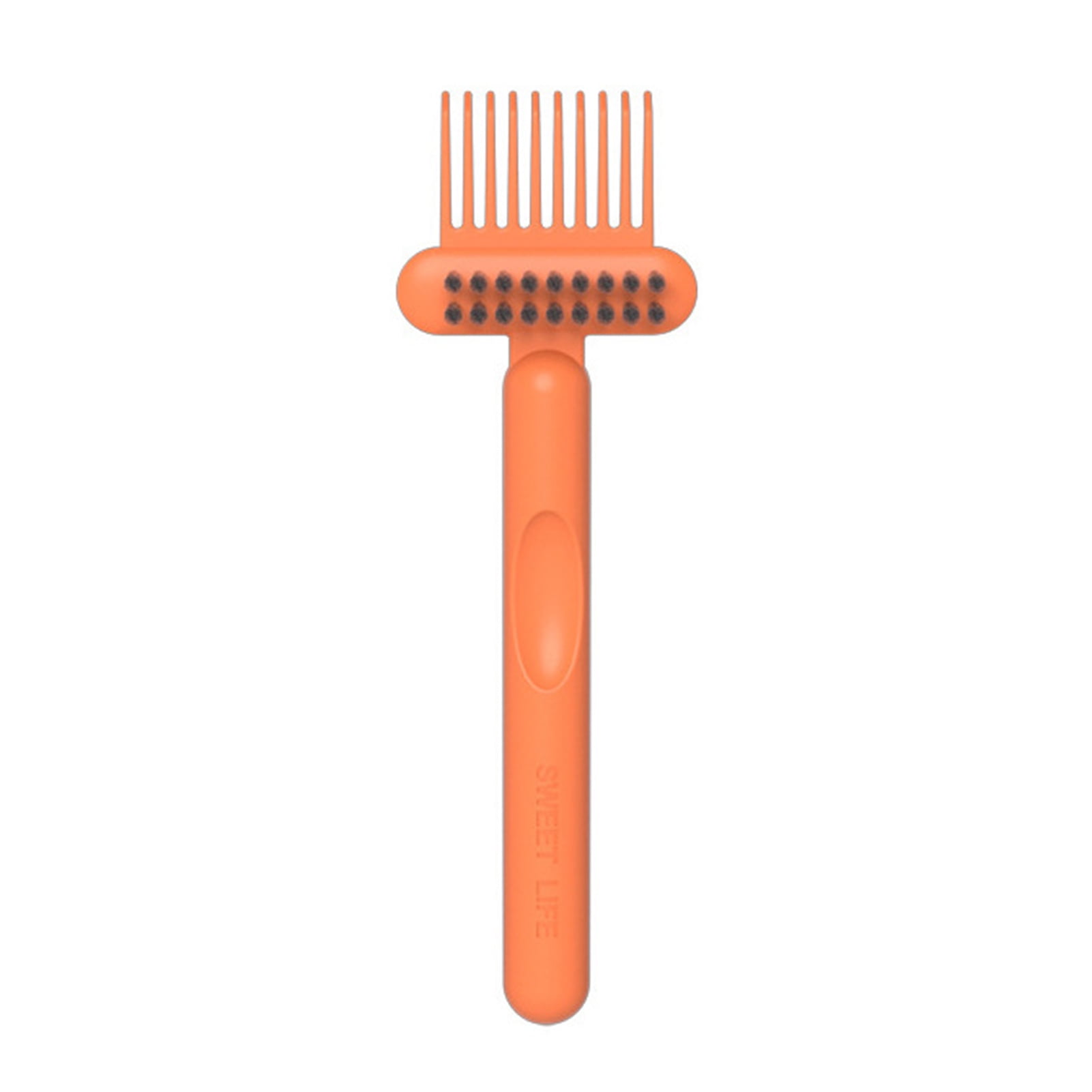 Leadrop Comb Cleaning Brush 2 in 1 Multipurpose Hollow Brush Head Dense ...