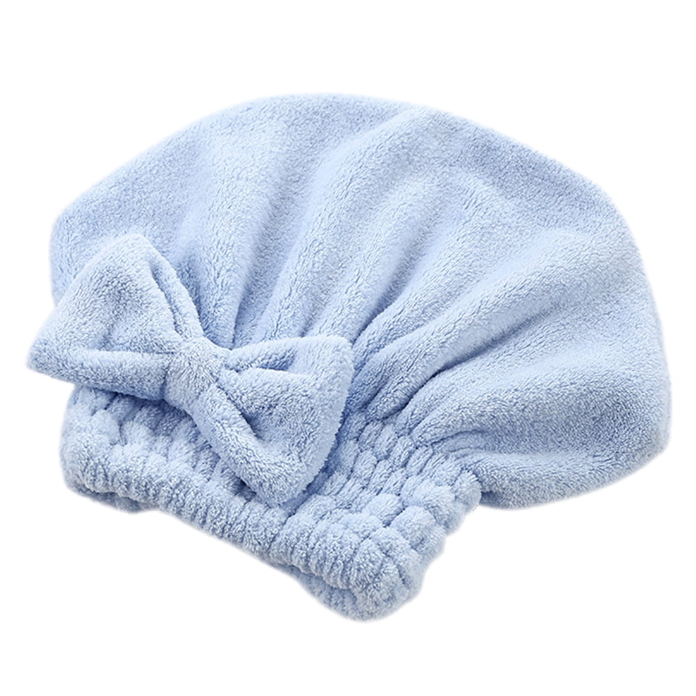 Leadrop Coral Velvet Quick Dry Hair Hat Super Absorbent Shower Head ...