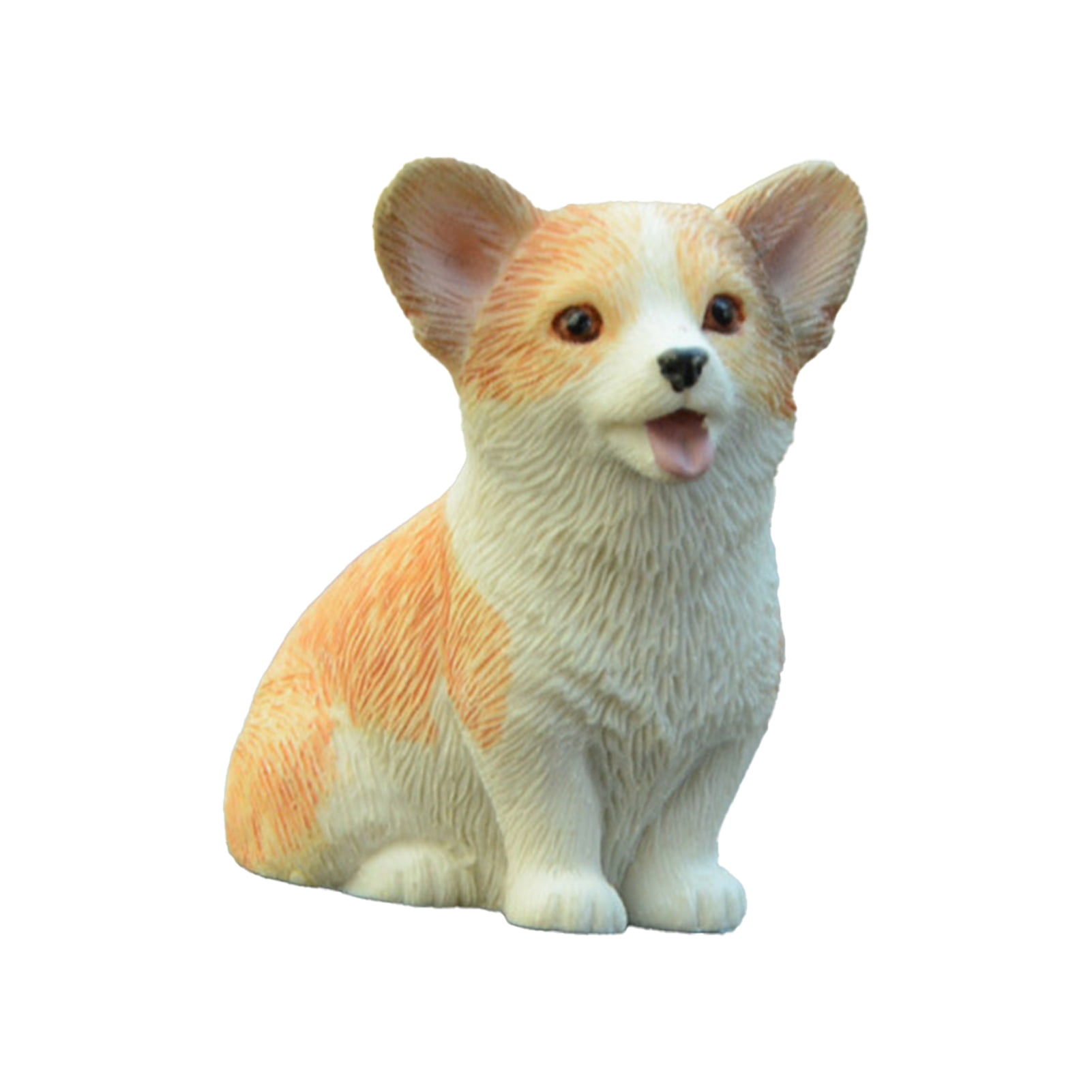 Leadrop Dog Figurines Attractive Adorable Posture DIY Material Garden ...