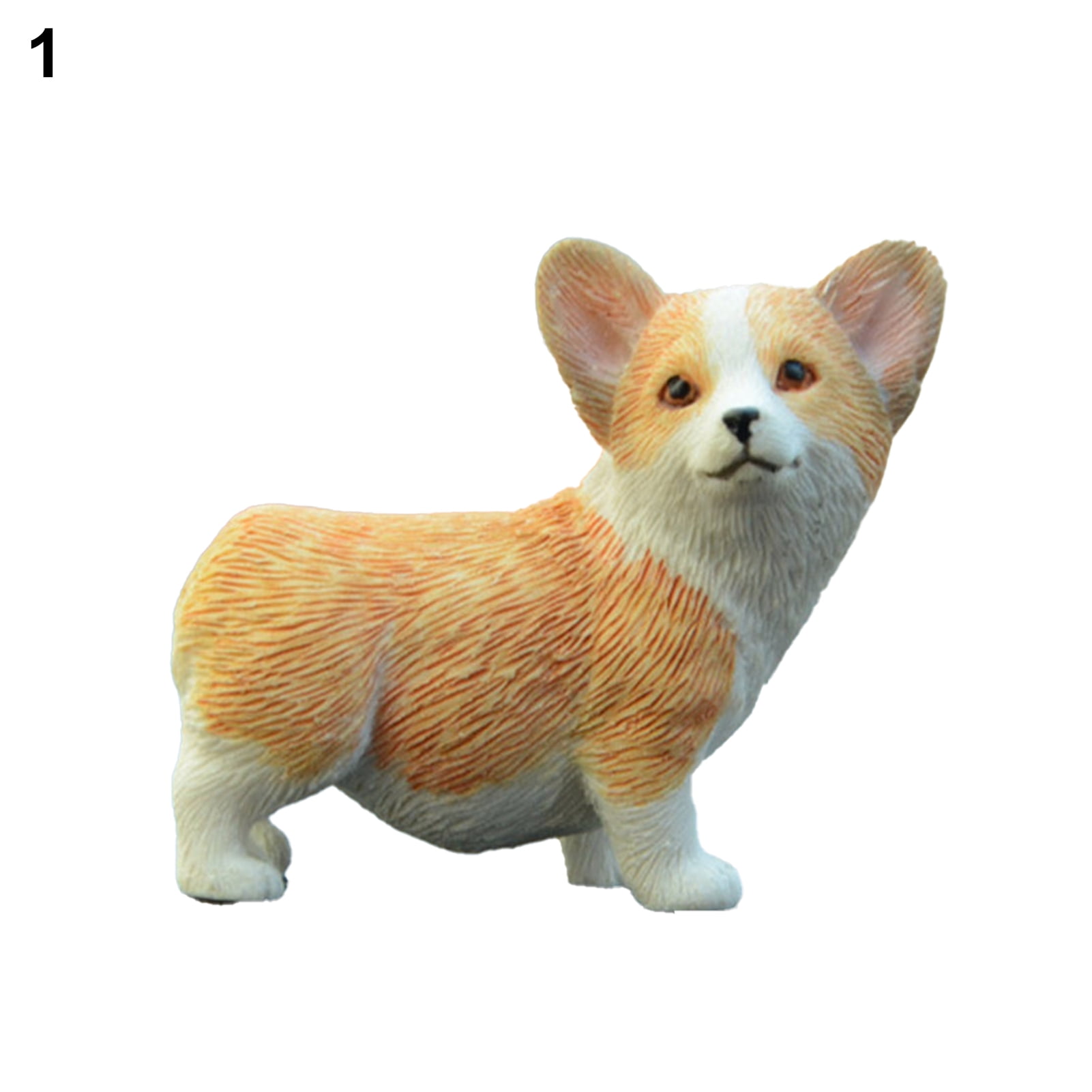 Leadrop Dog Figurines Attractive Adorable Posture DIY Material Garden ...