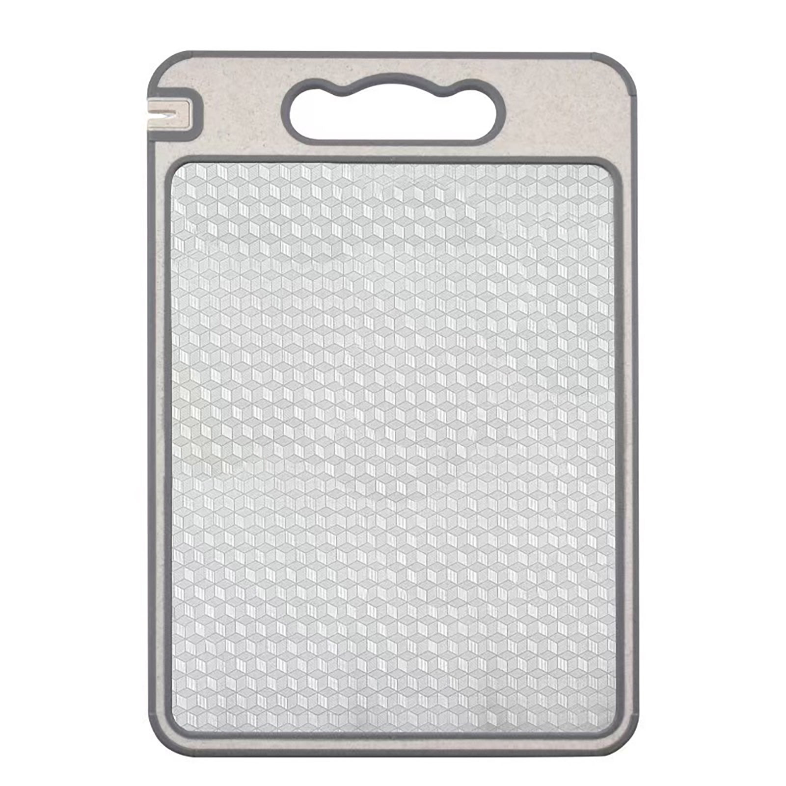 Leadrop Double-Sided Cutting Board with Handle Stainless Steel Chopping ...