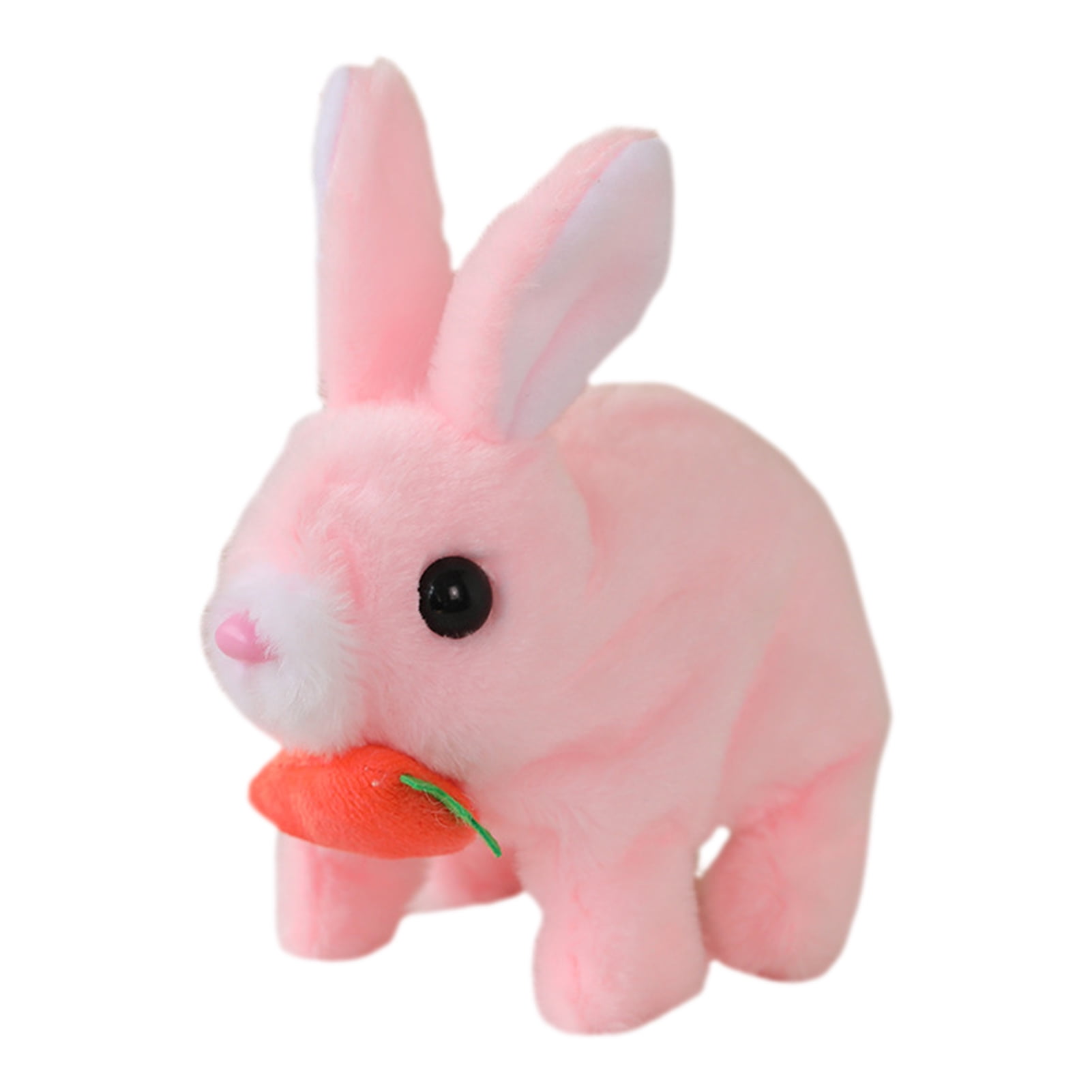 Leadrop Electric Plush Rabbit Toy Interactive Jumping Twitching Shaking ...