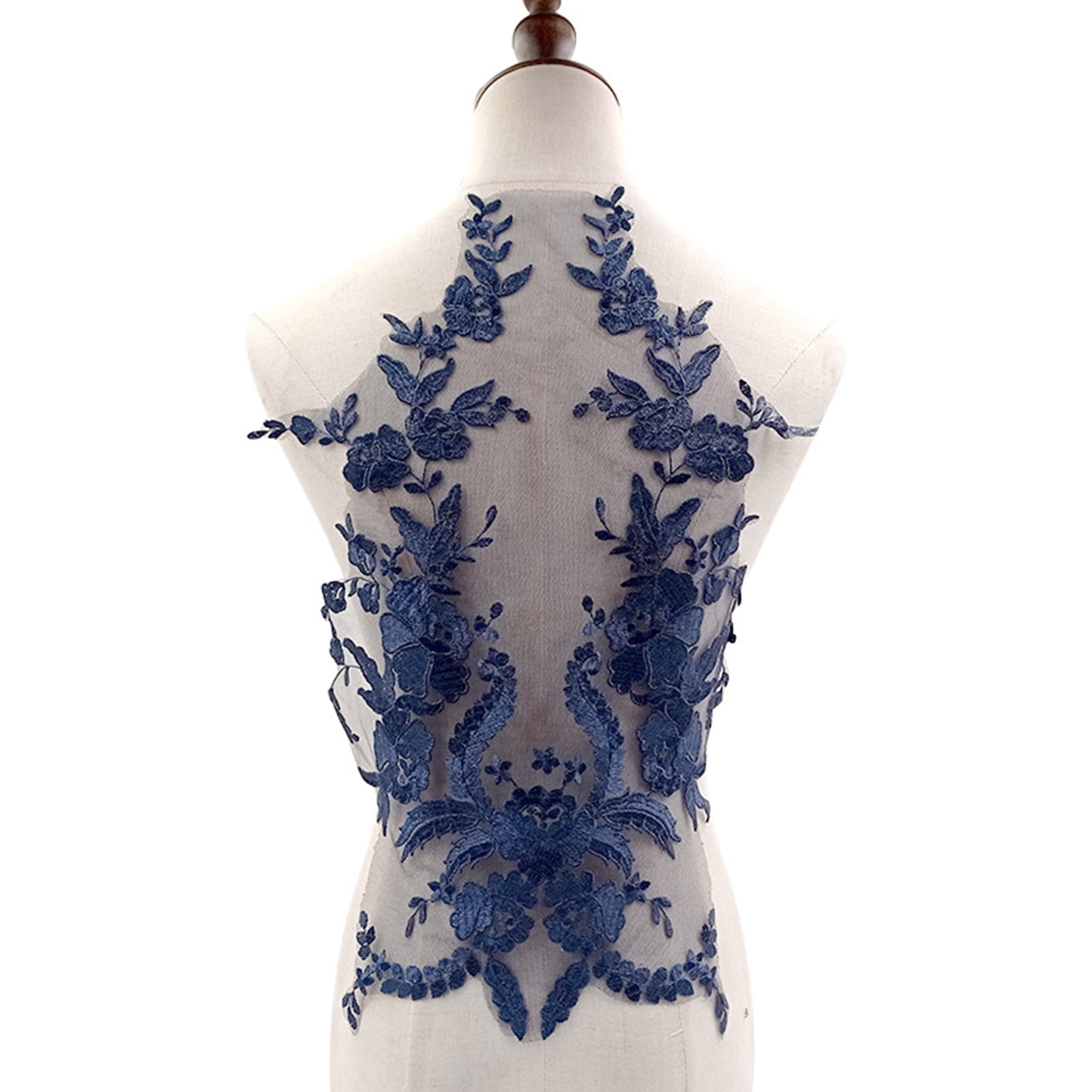 Leadrop Fake Collar Embroidered Fabric Sewing Lace Applique Sewing ...